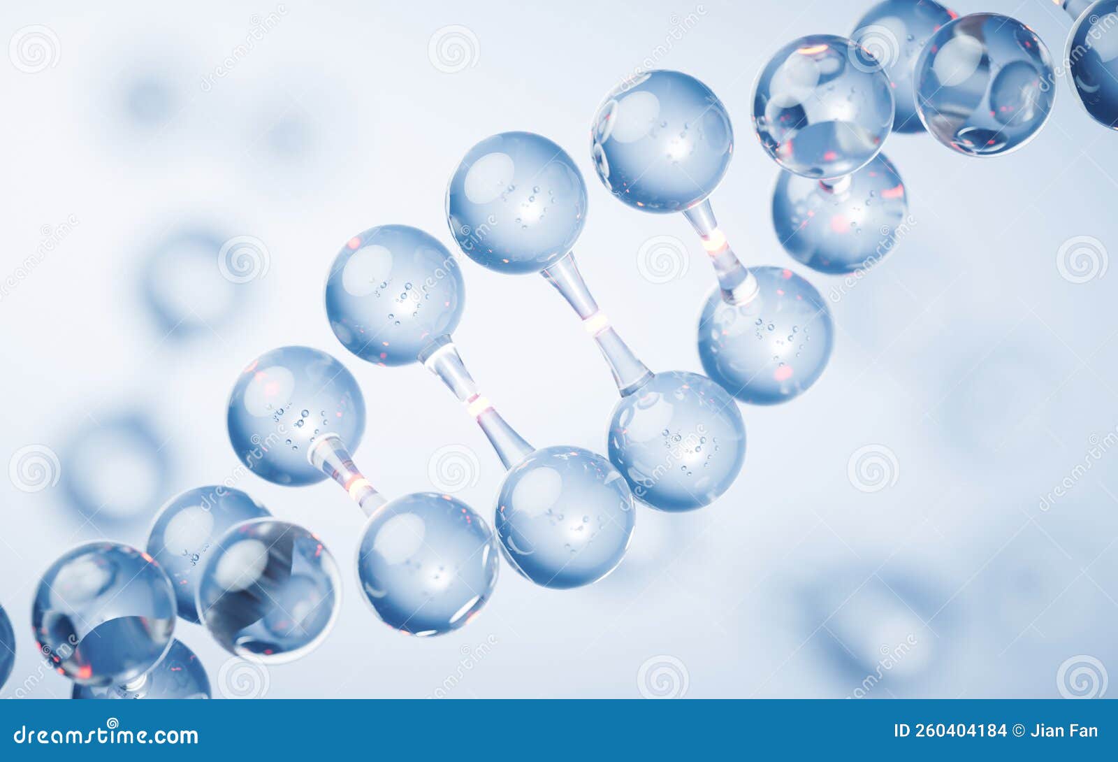 DNA and Biology Concept, 3d Rendering Stock Illustration - Illustration ...
