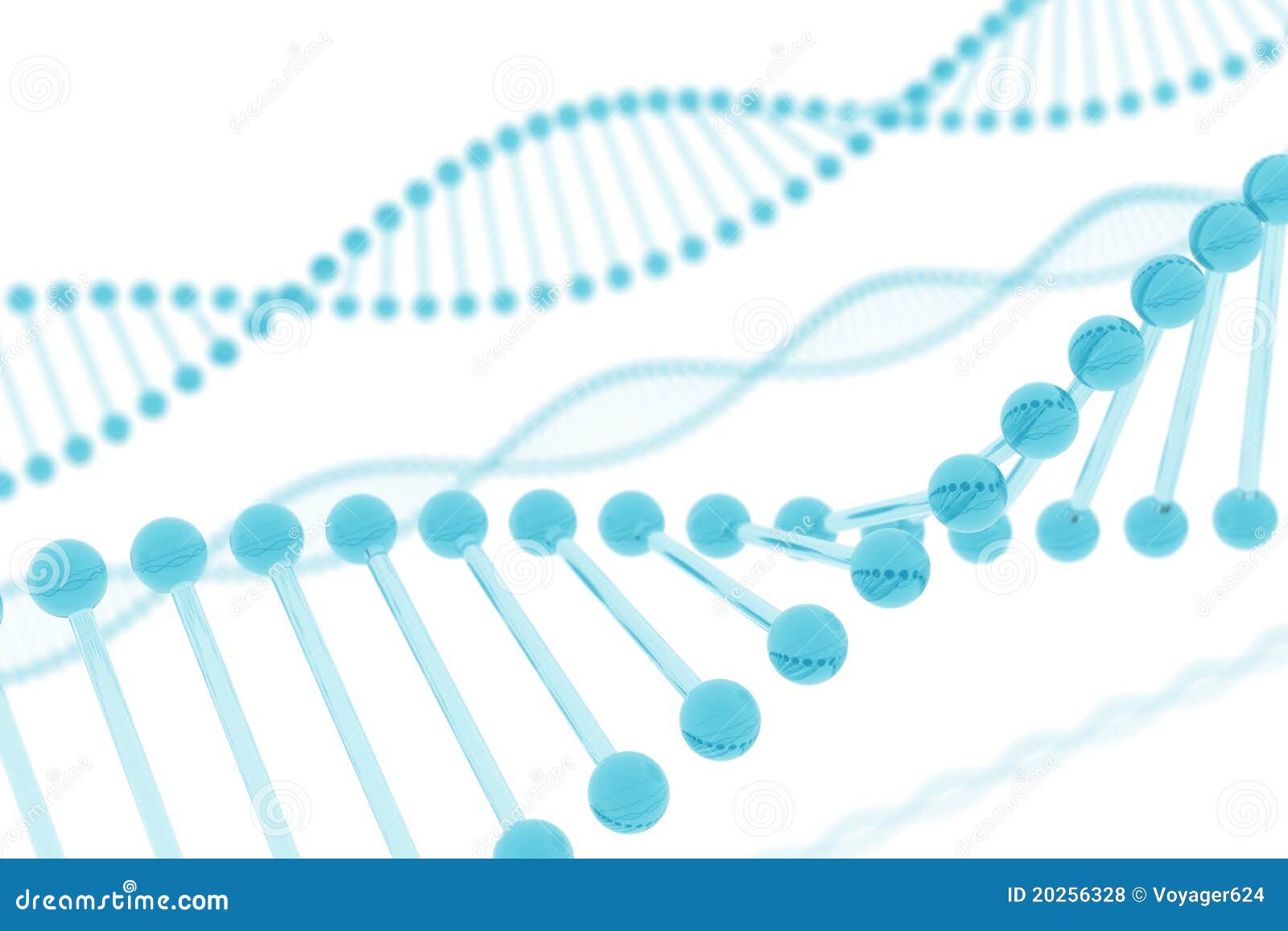 DNA-Blau-Glas stock abbildung. Illustration von formular - 20256328
