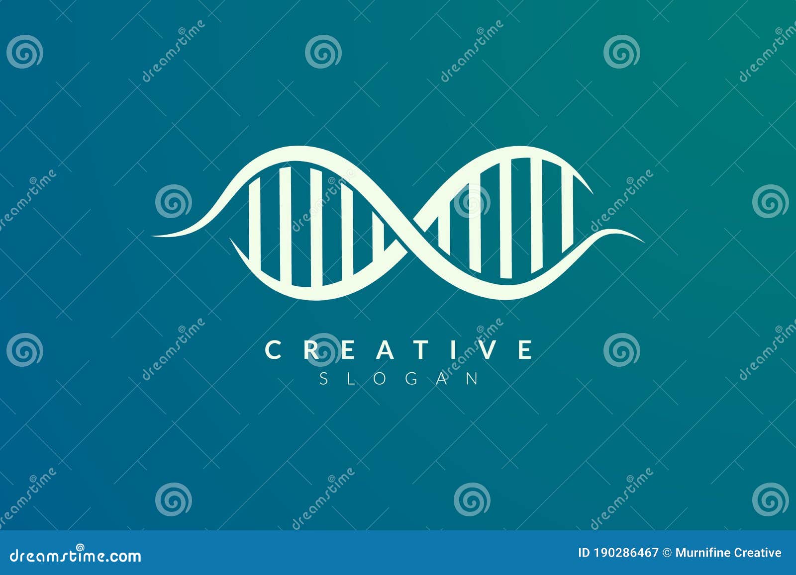 Dna Blood Structure Design with a Minimalist and Simple Form Stock ...