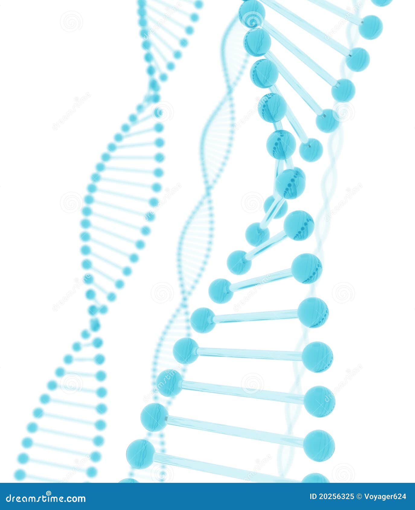 DNA Blue Glass stock illustration. Illustration of artificial - 20256325