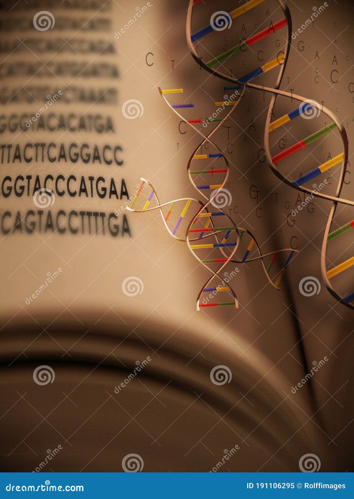 DNA book stock illustration. Illustration of evolution - 191106295