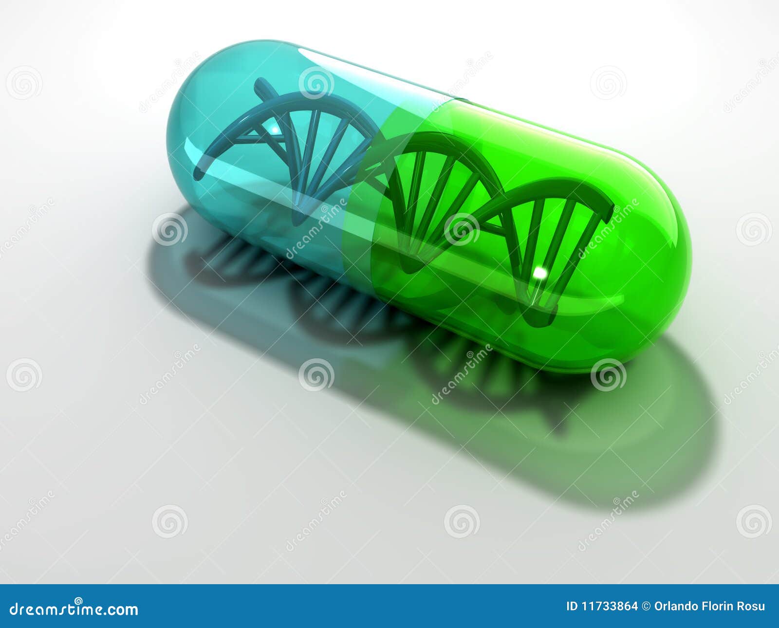 Dna capsule stock illustration. Illustration of composite - 11733864