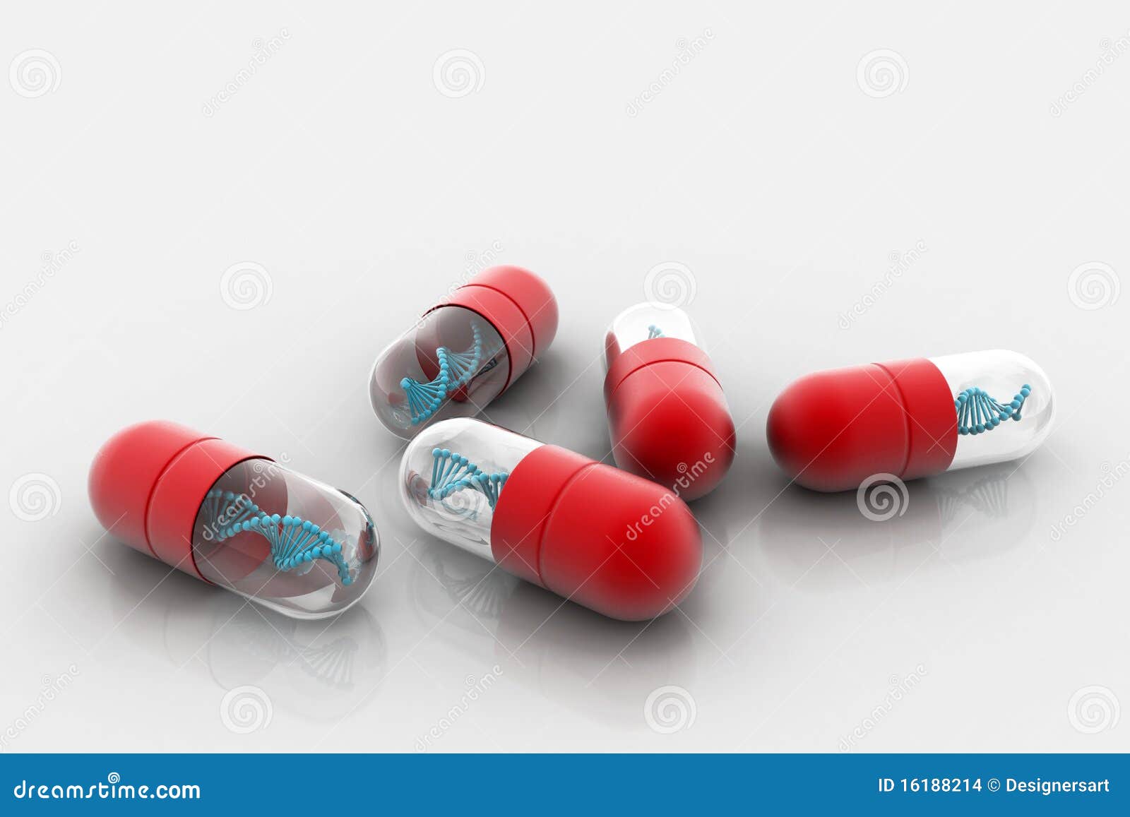 Dna in capsule stock illustration. Illustration of molecule - 16188214