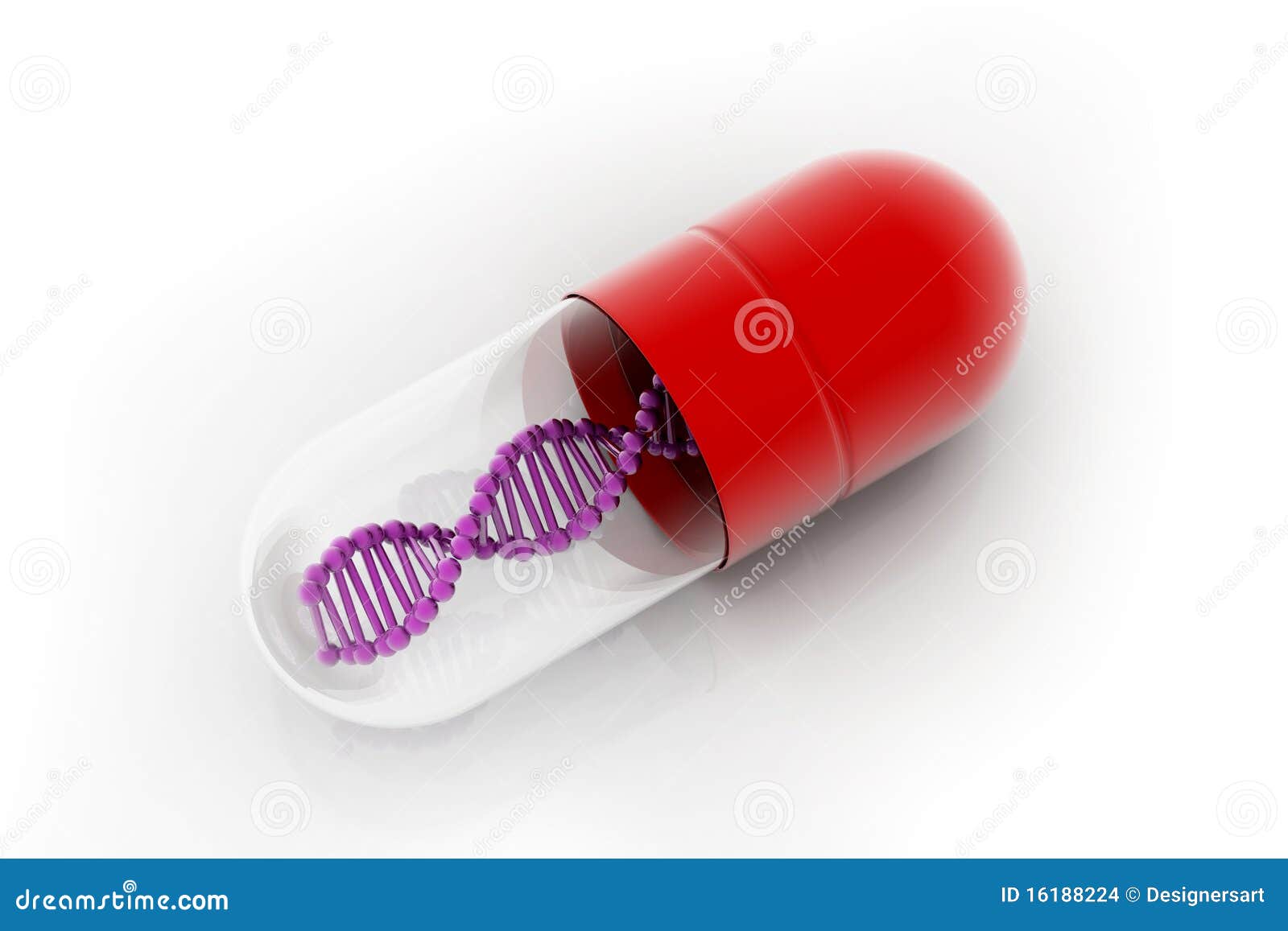 Dna in capsule stock illustration. Illustration of structure - 16188224
