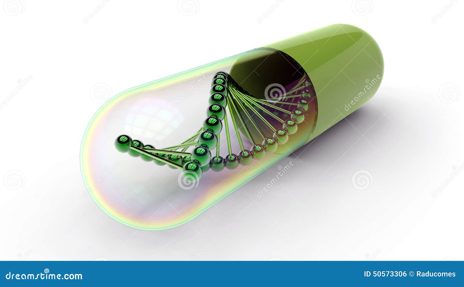 DNA capsule stock illustration. Illustration of background - 50573306