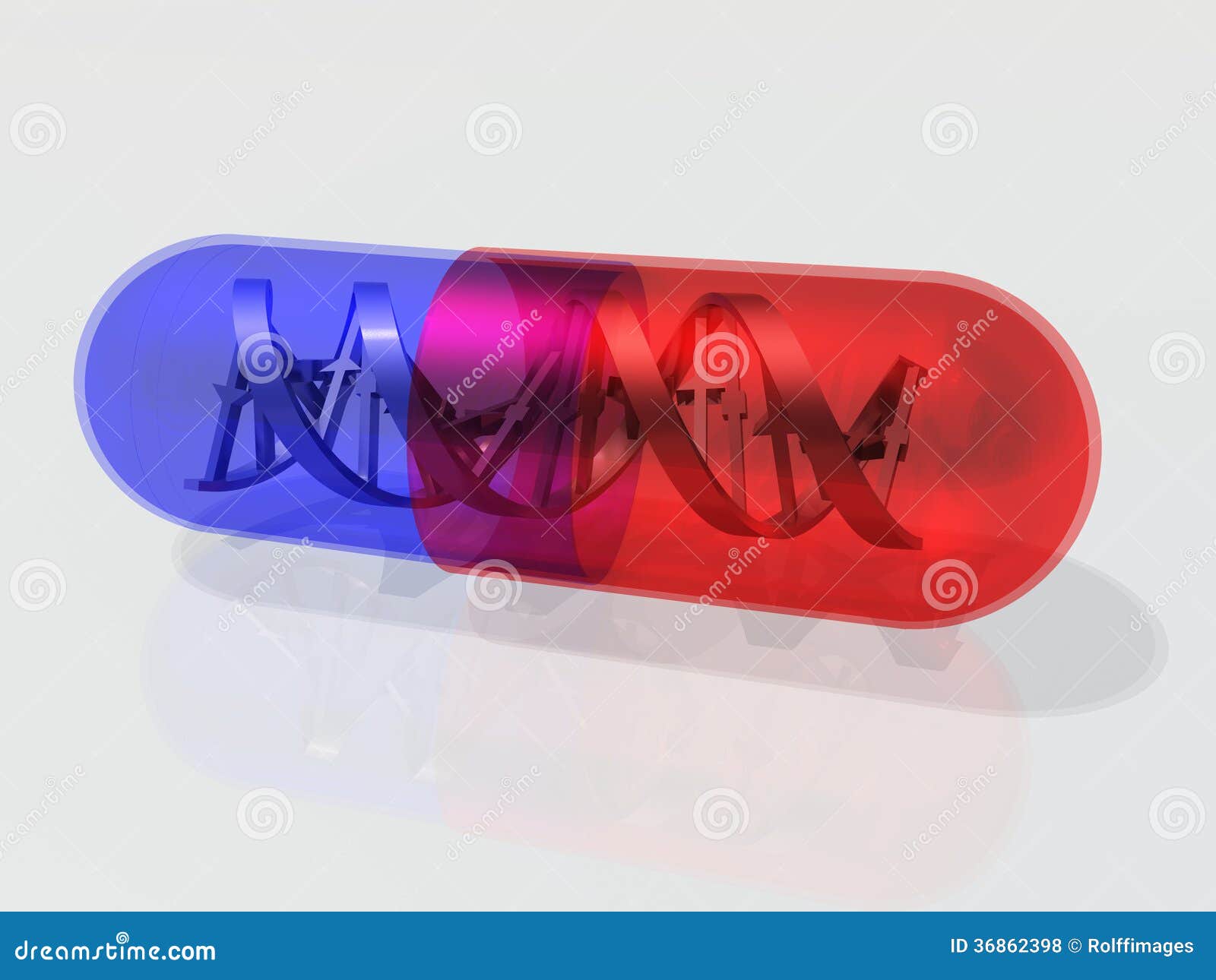 DNA Capsule stock illustration. Illustration of cell - 36862398