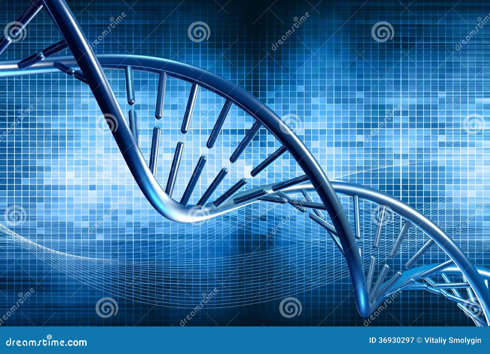 DNA-cel stock illustratie. Illustration of genetisch - 36930297