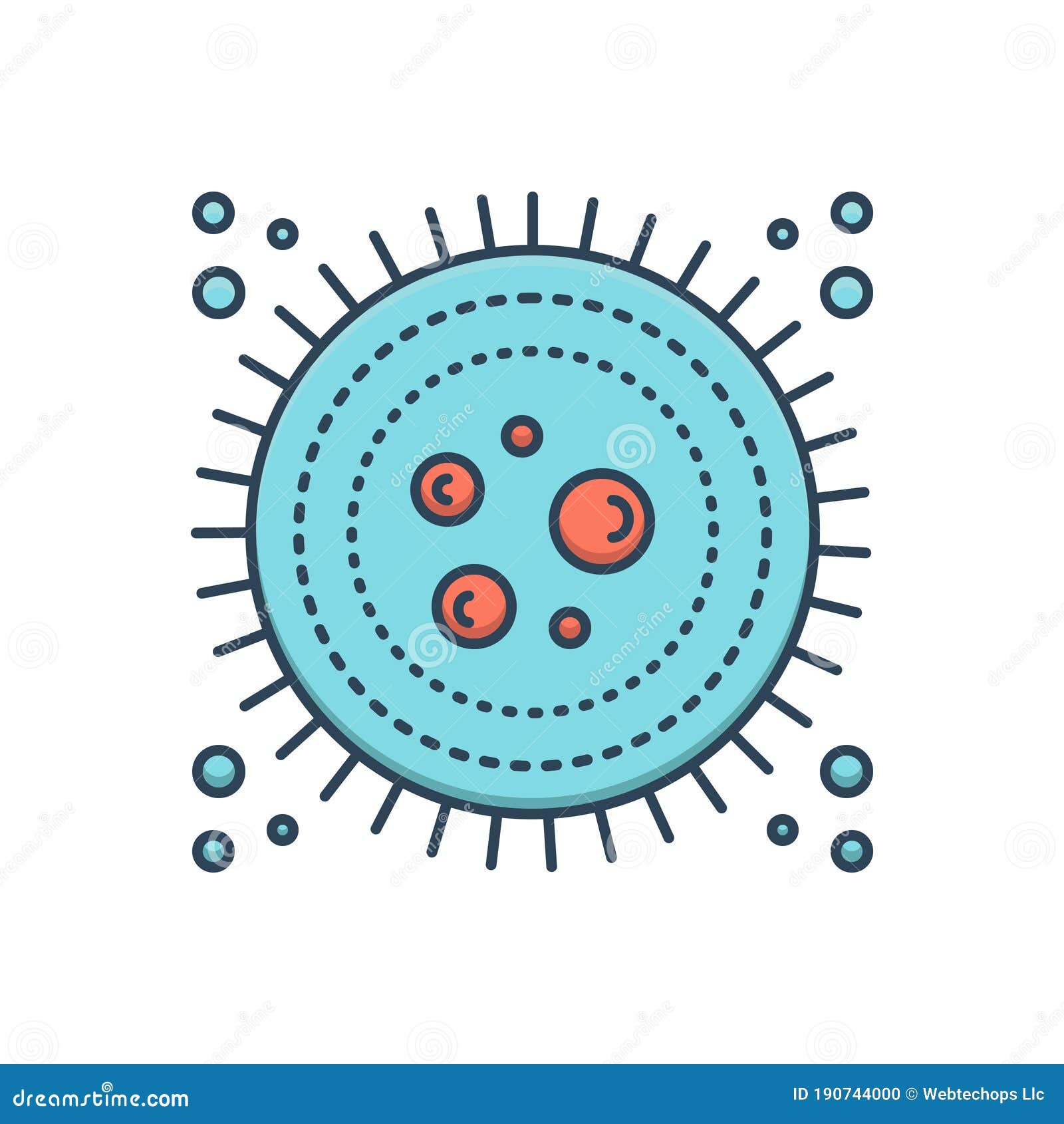 Color Illustration Icon for Dna Cell, Stem and Biology Stock ...