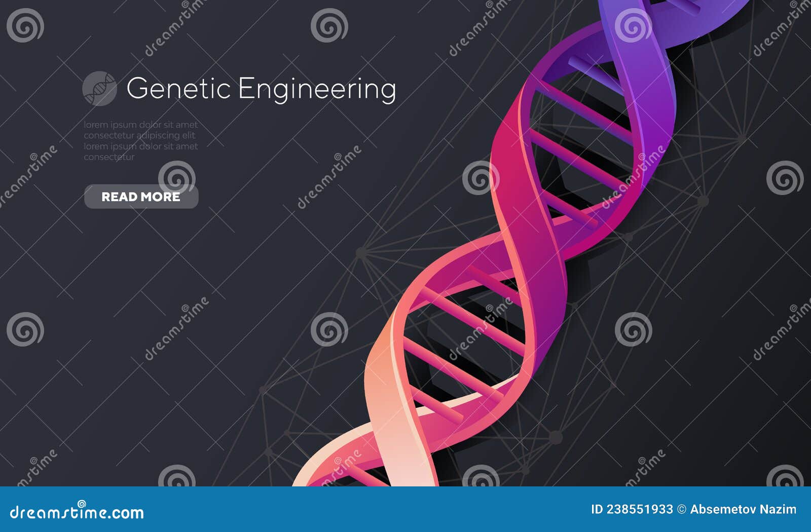 DNA Cell Structure Biology Background Stock Vector - Illustration of ...