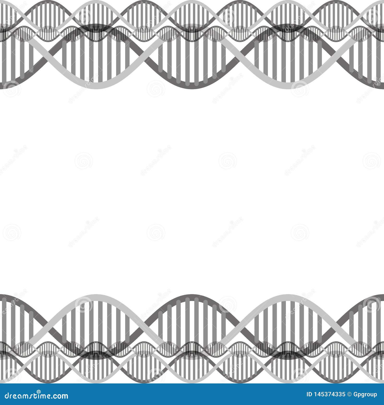 Dna chain science frame stock vector. Illustration of chemistry - 145374335
