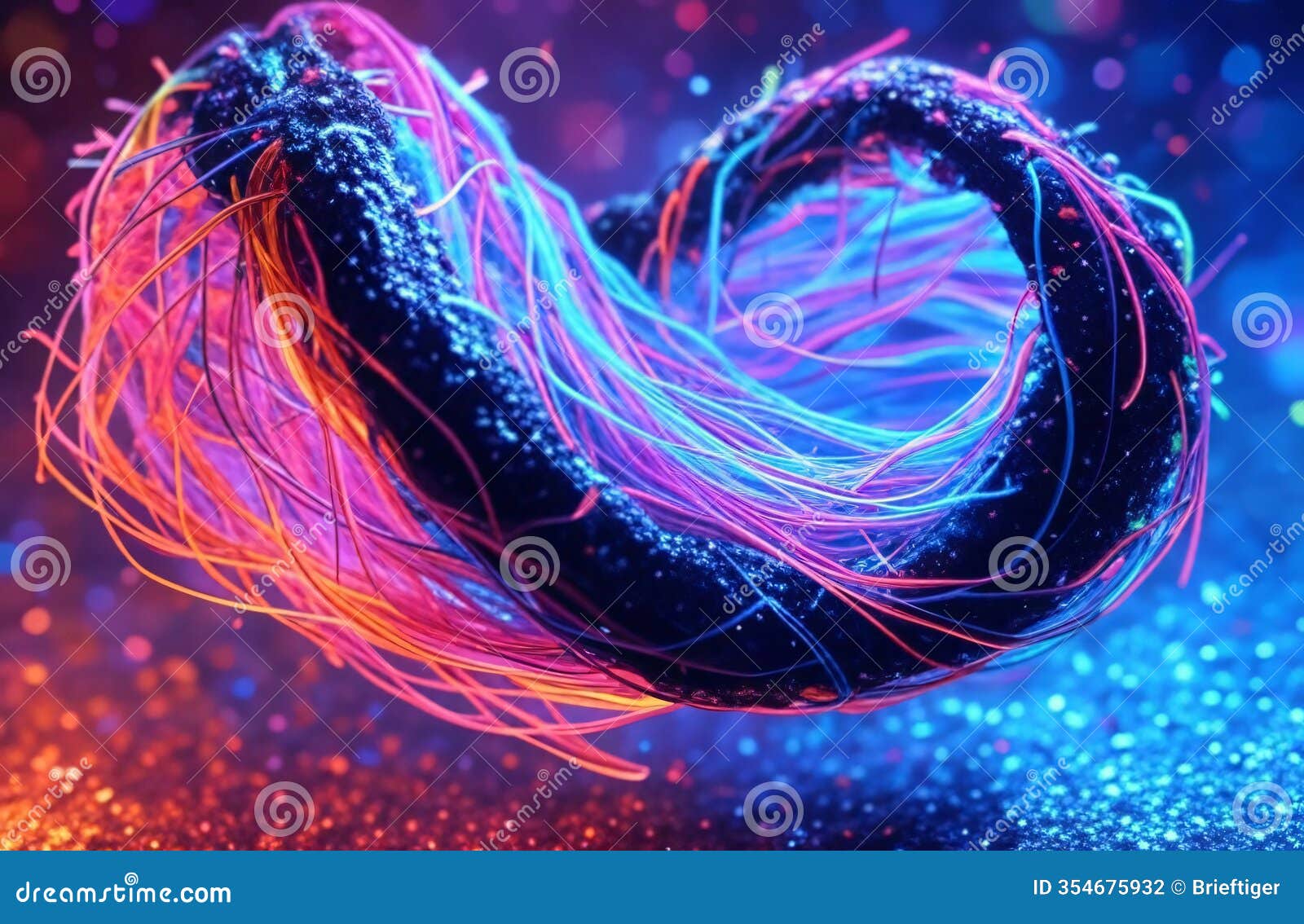 DNA Chromatin And Nucleosome Breakdown Visualization Royalty-Free Stock ...