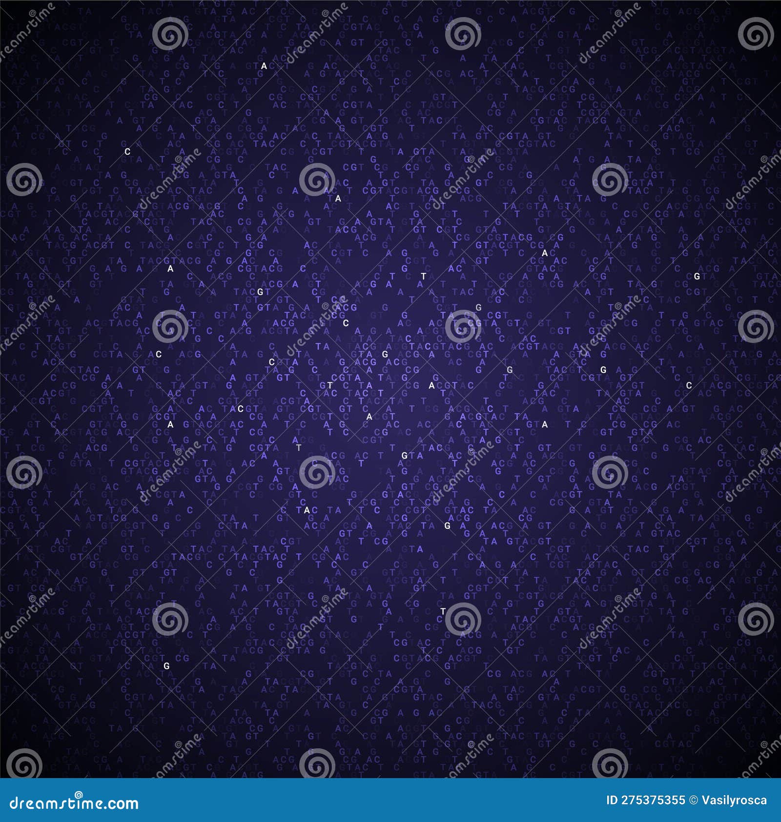 DNA Code Data Background. Abstract Agct Genetic Medical Genomic Human ...