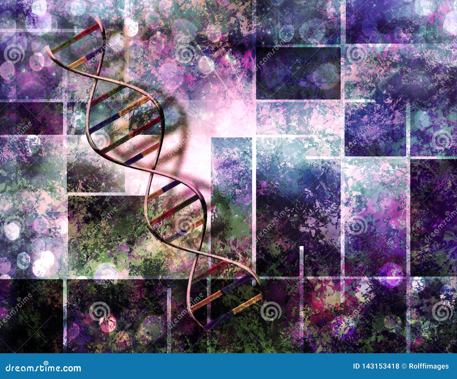 DNA colors stock illustration. Illustration of abstract - 143153418
