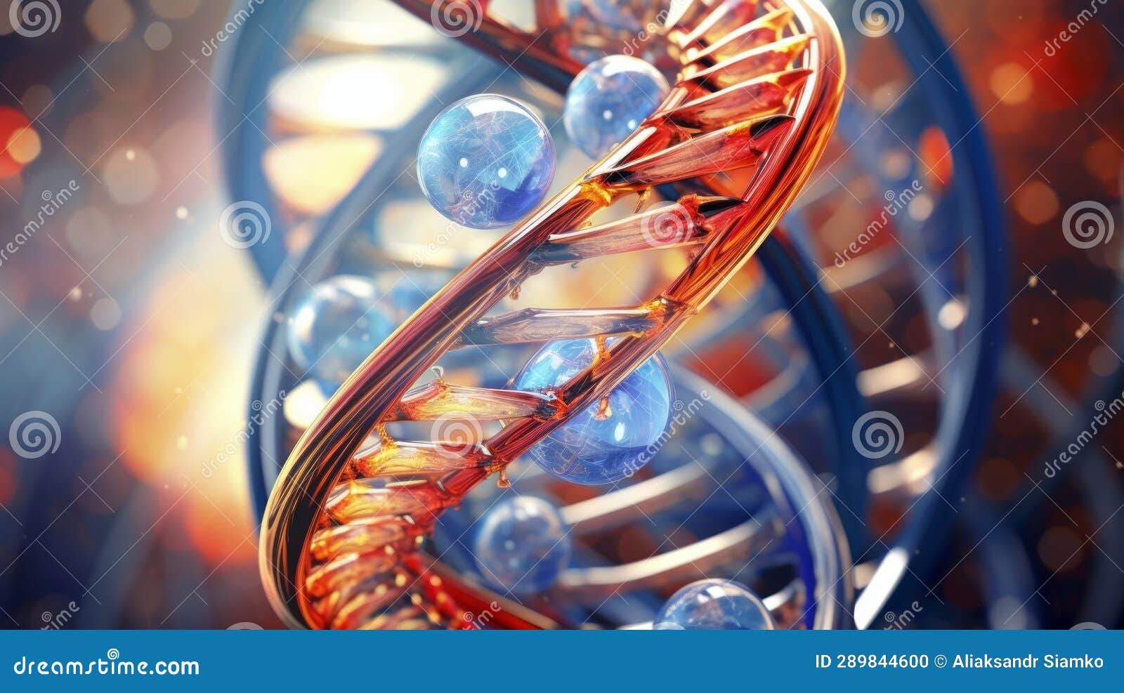 DNA Complex Spiral Structure Stock Photo - Image of gene, research ...