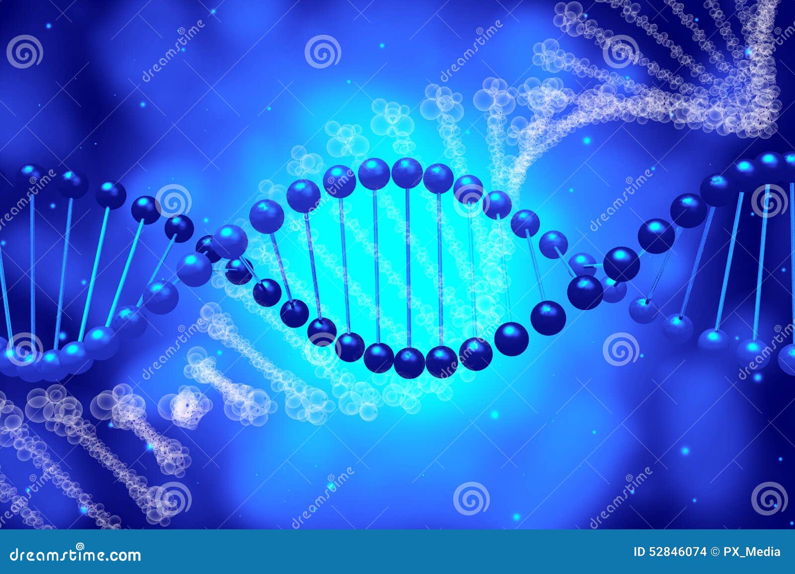DNA concept stock illustration. Illustration of gene - 52846074