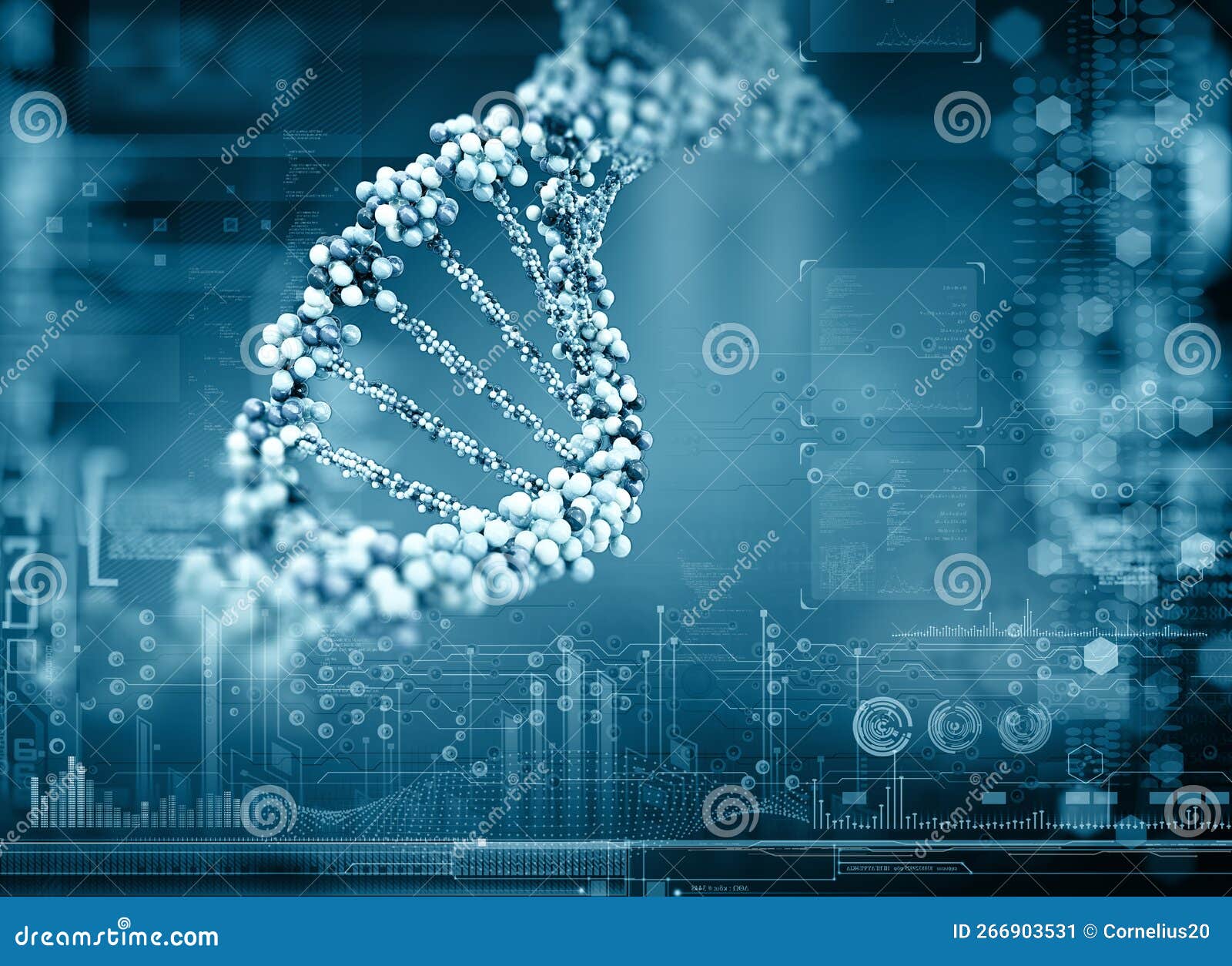 Dna concept design stock image. Image of design, code - 266903531
