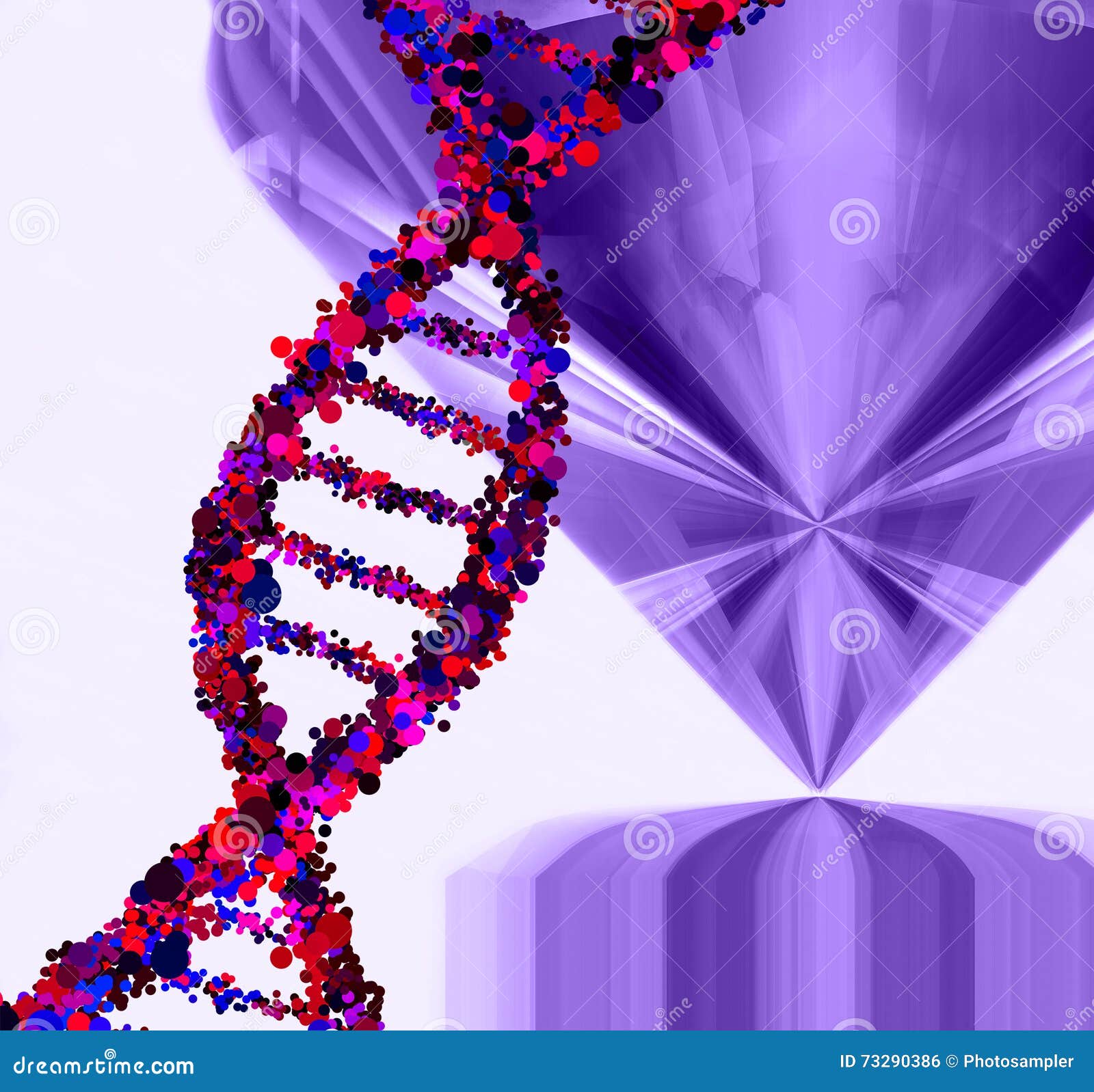 Dna concept stock illustration. Illustration of helix - 73290386