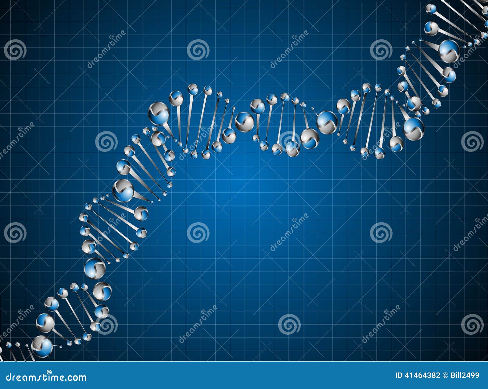 DNA stock illustration. Illustration of healthy, genetic - 41464382