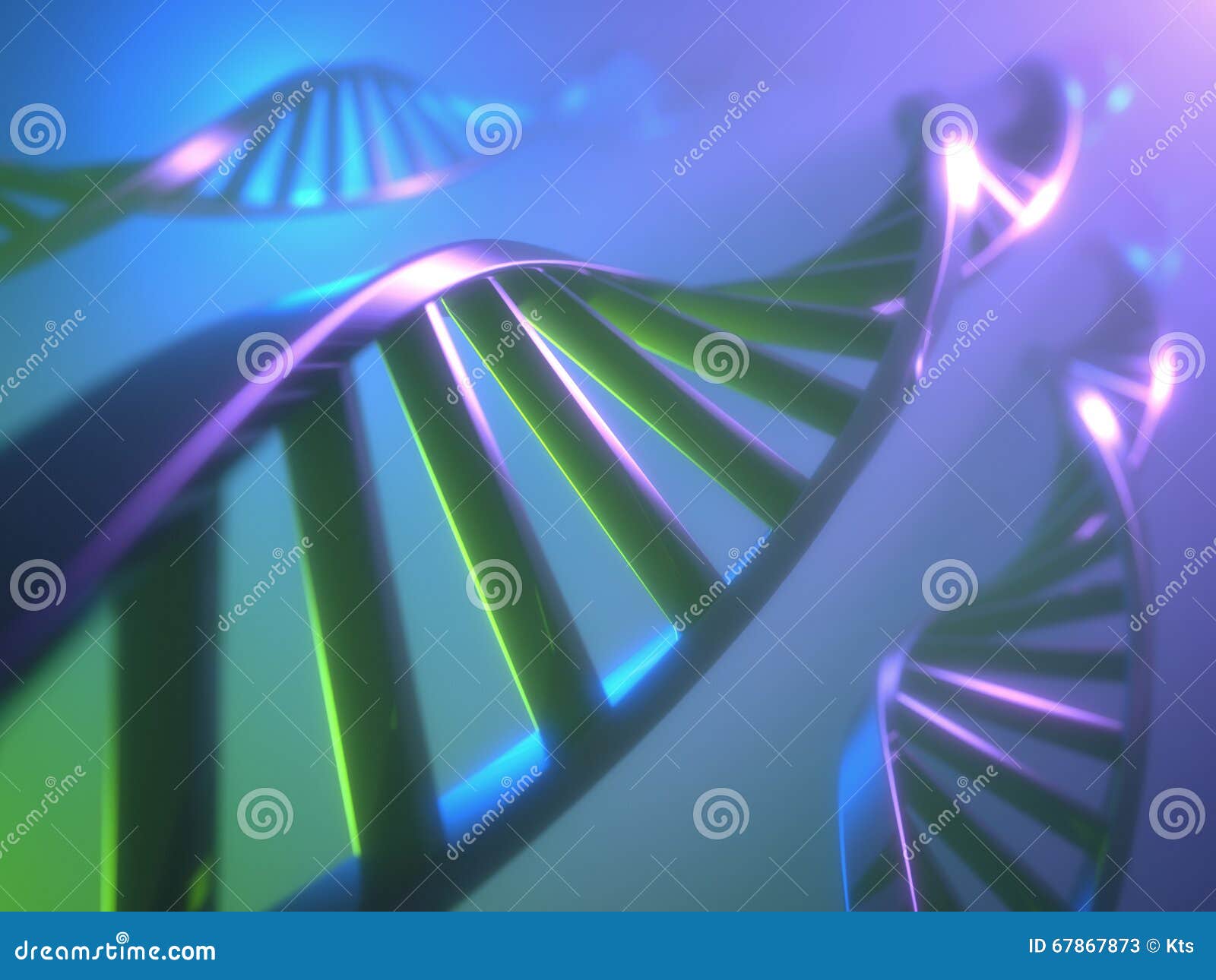 DNA stock image. Image of science, gene, helix, microscopic - 67867873