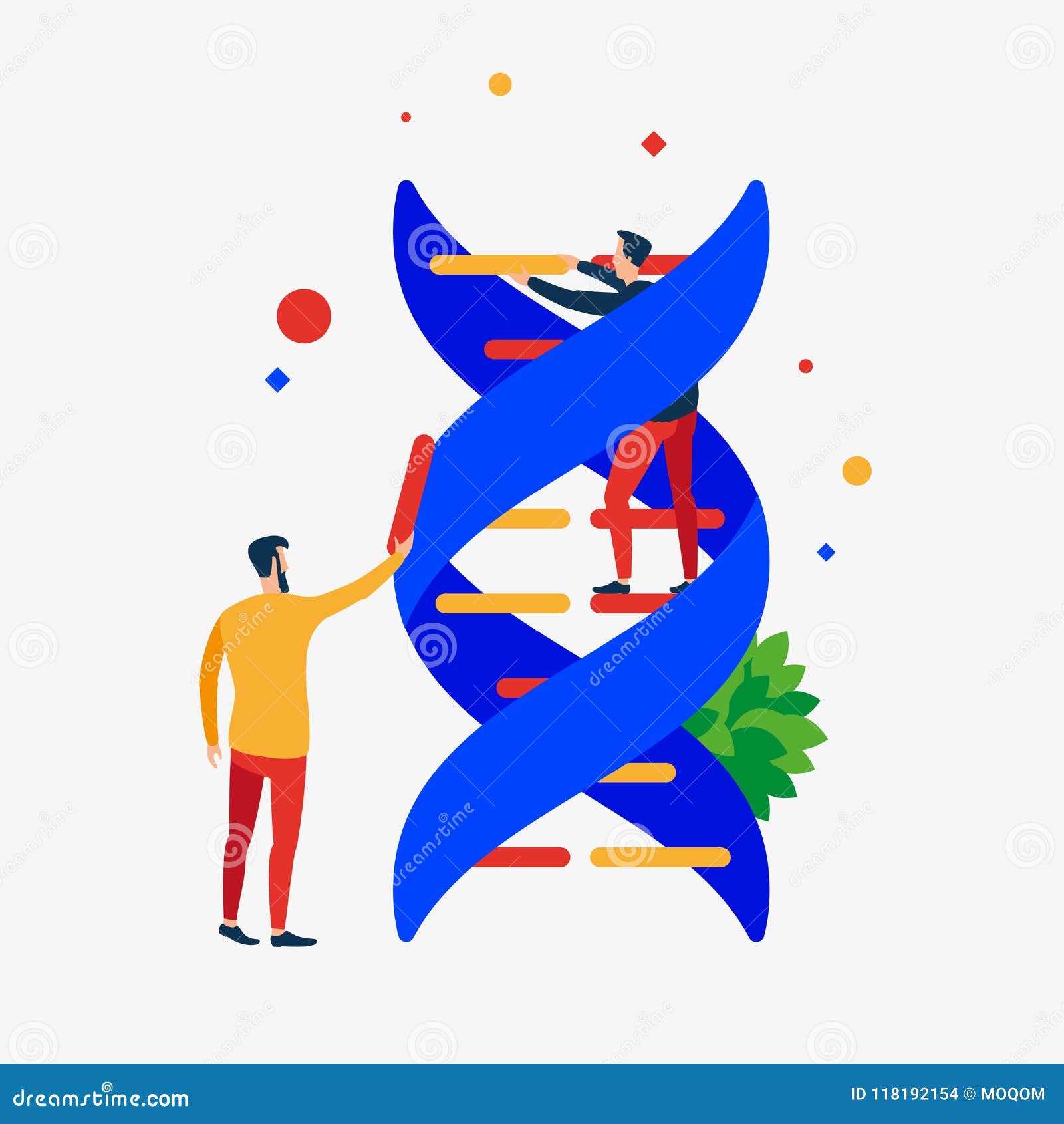 Mutation. Chromosome Abnormality Cartoon Vector | CartoonDealer.com ...