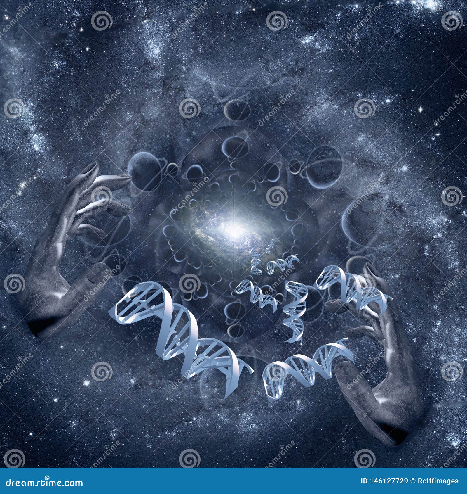 DNA Creator stock illustration. Illustration of genetic - 146127729