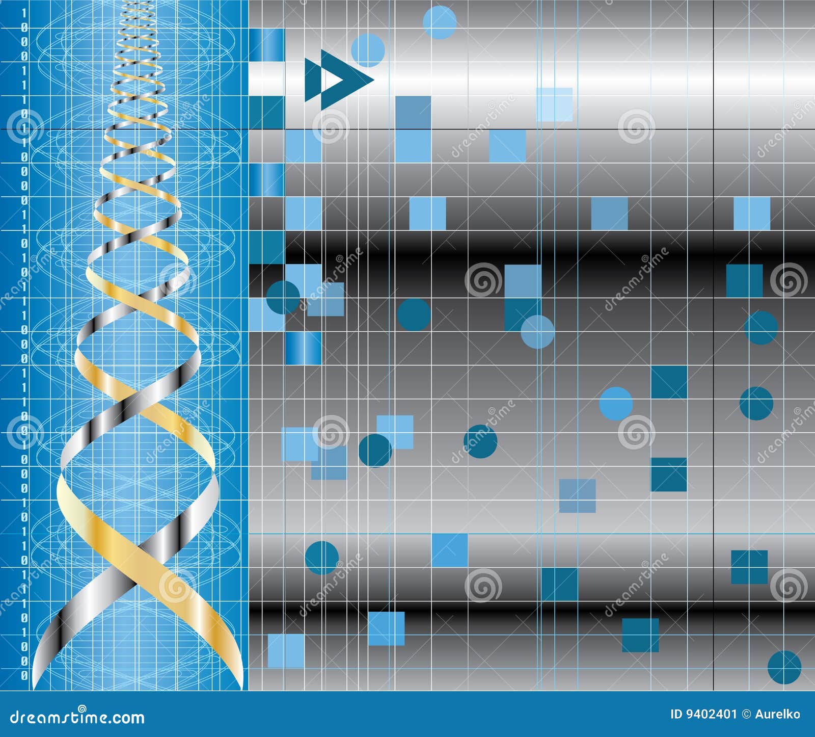 Dna curve background stock vector. Illustration of chemistry - 9402401