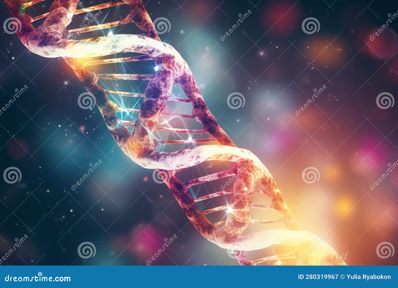Dna Day Mockup. Generate Ai Stock Illustration - Illustration of biochemistry, molecule: 280319967