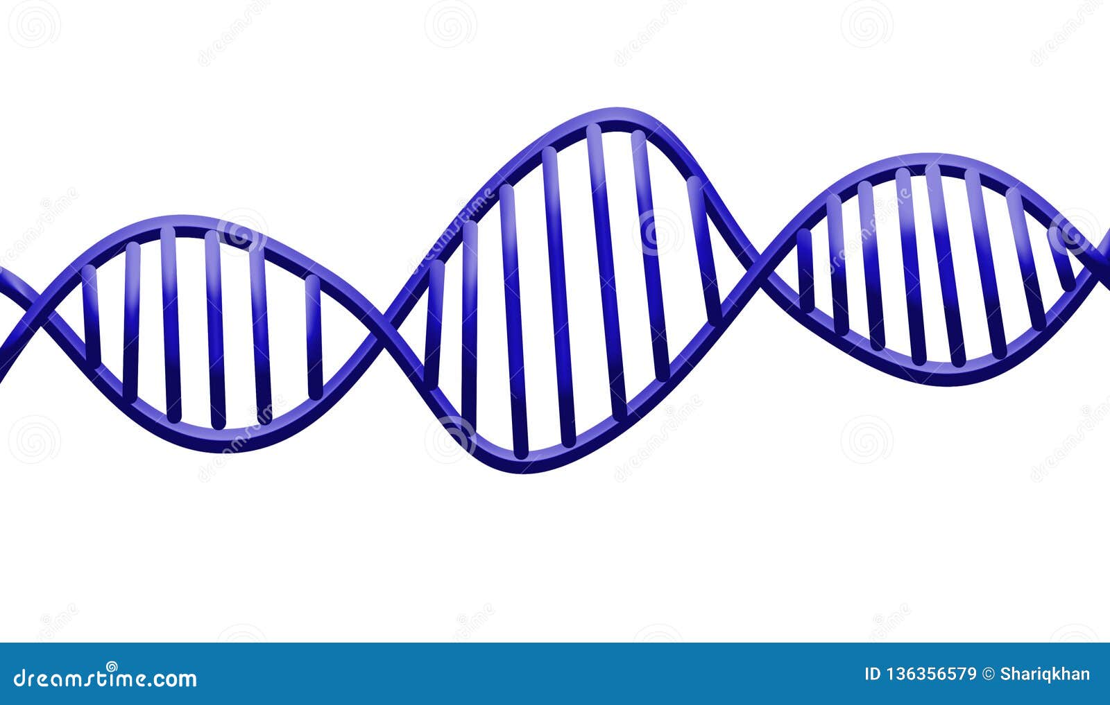 DNA Deoxyribonucleic Acid Abstract Structure Header Stock Illustration ...