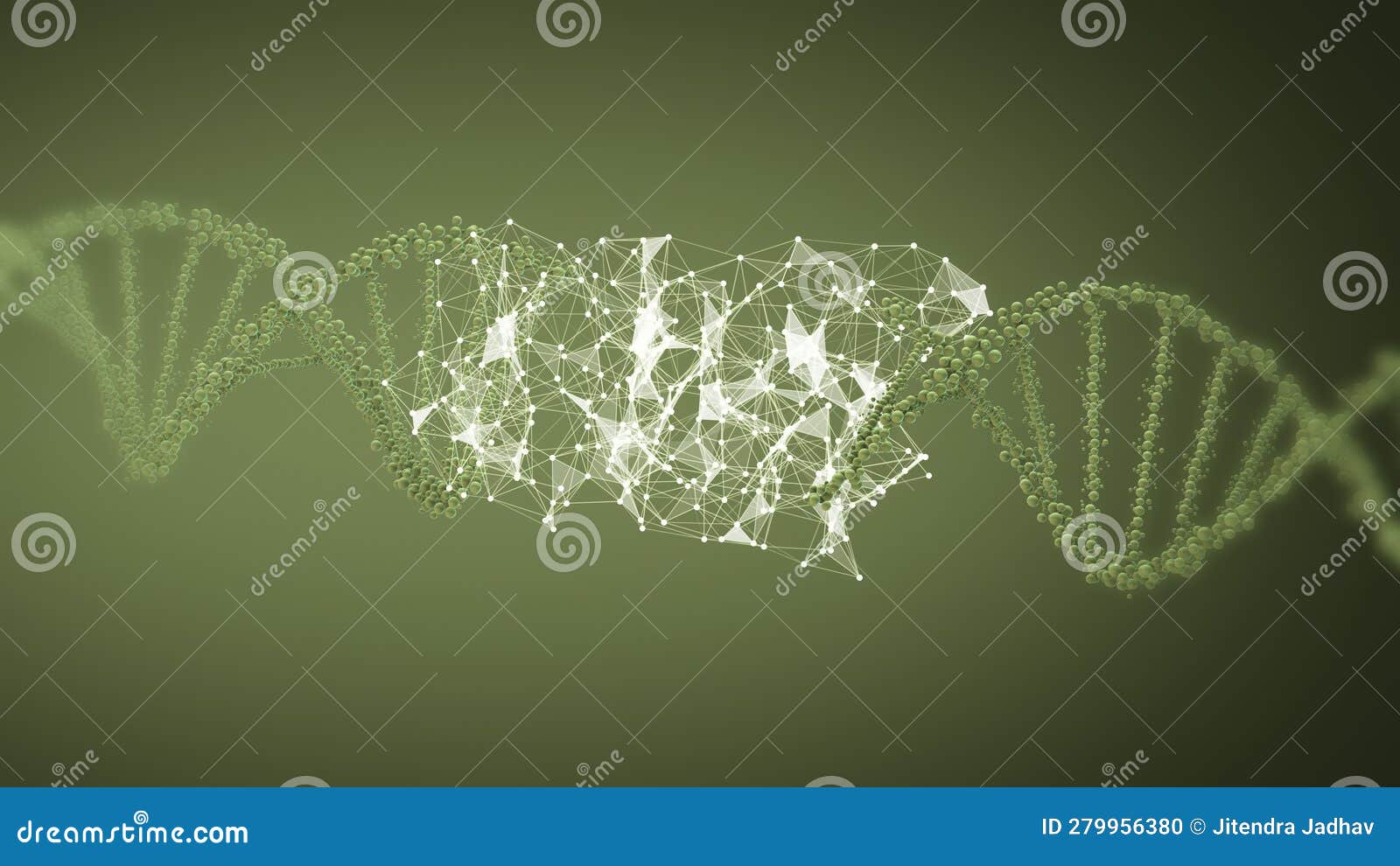 DNA Destruction Due To Gene Mutation or Experiment Stock Illustration ...