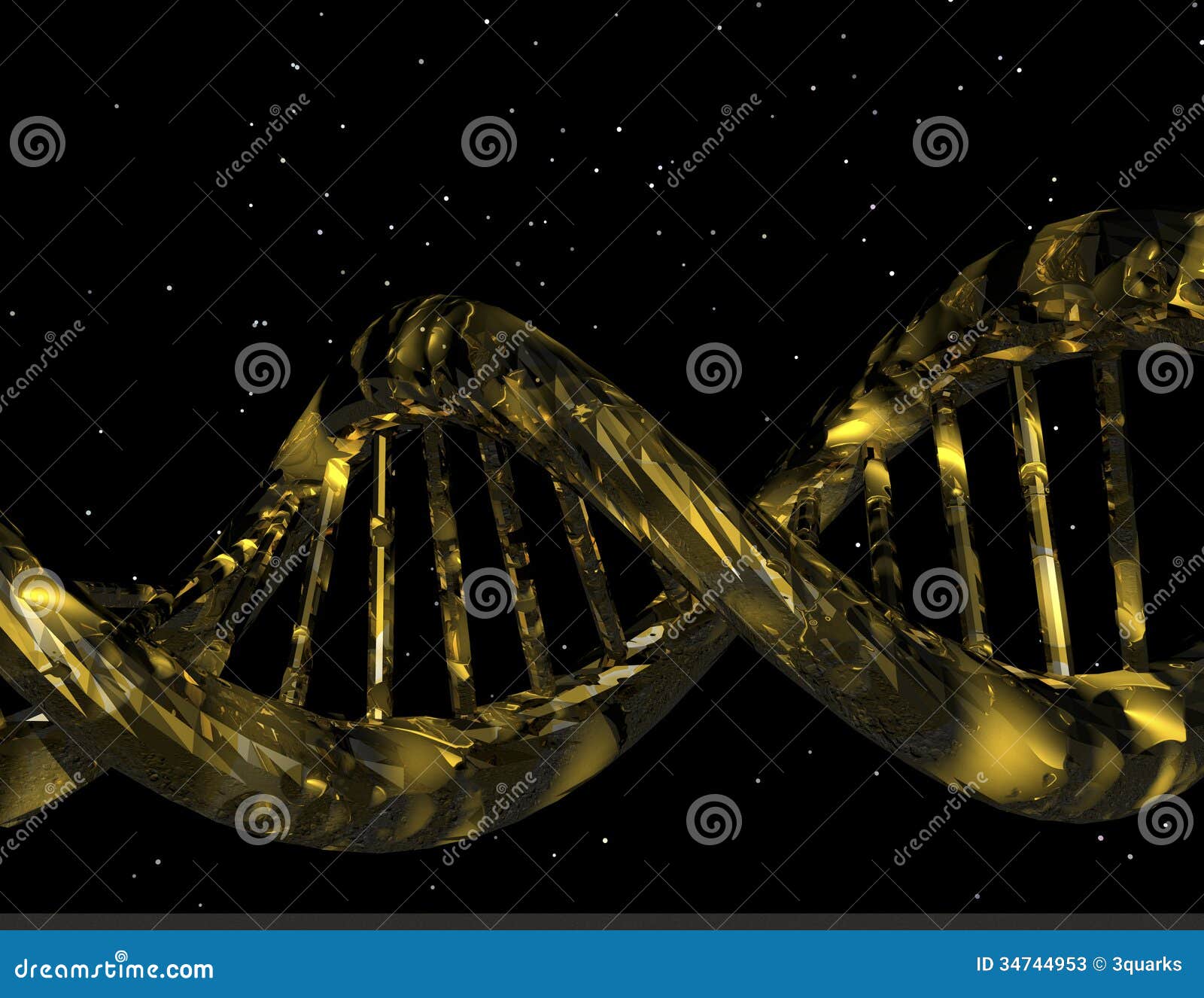 Dna stock illustration. Illustration of chemics, helix - 34744953