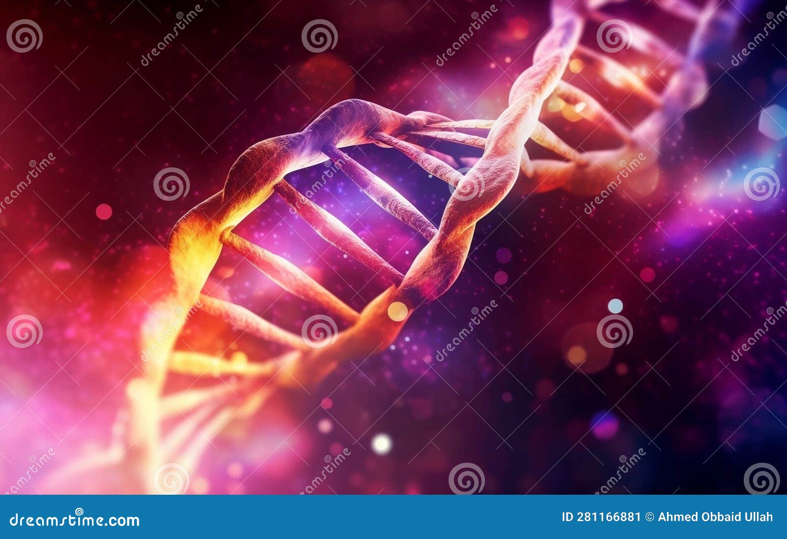 DNA Double Helix - Genetic Material and Gene Expression, Generative AI ...
