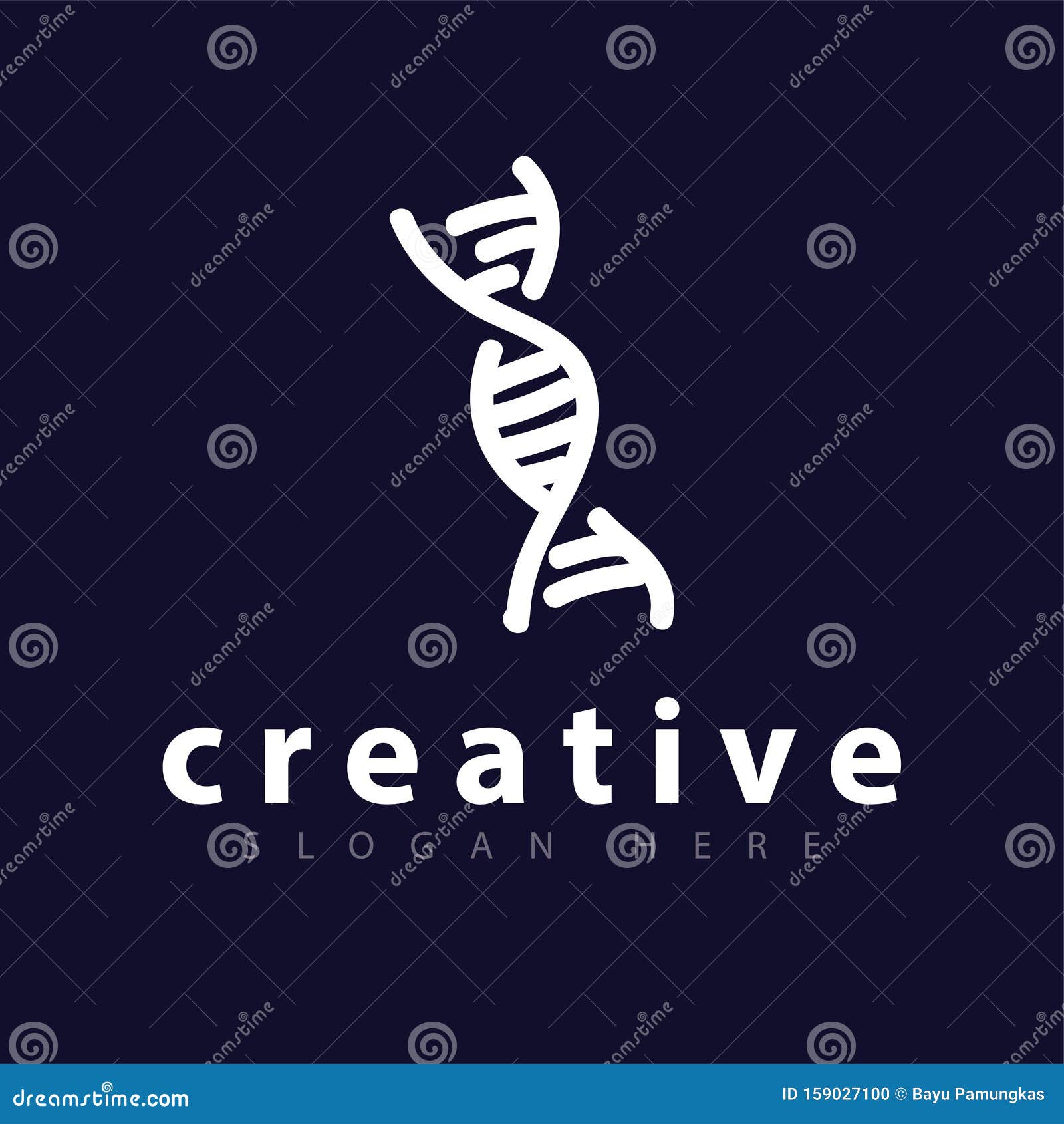 DNA Draw Logo icon stock vector. Illustration of craft - 159027100