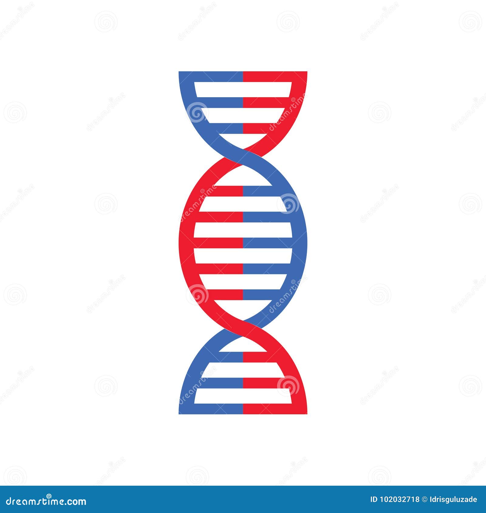 DNA flat icon stock vector. Illustration of graphic - 102032718