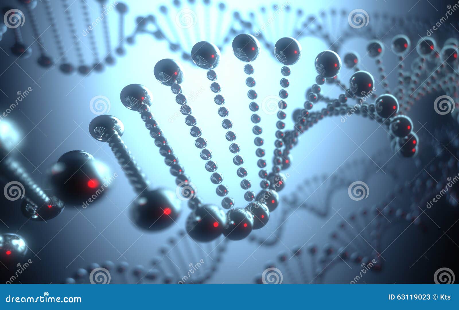 DNA Futuristic Concept stock illustration. Illustration of genetic ...