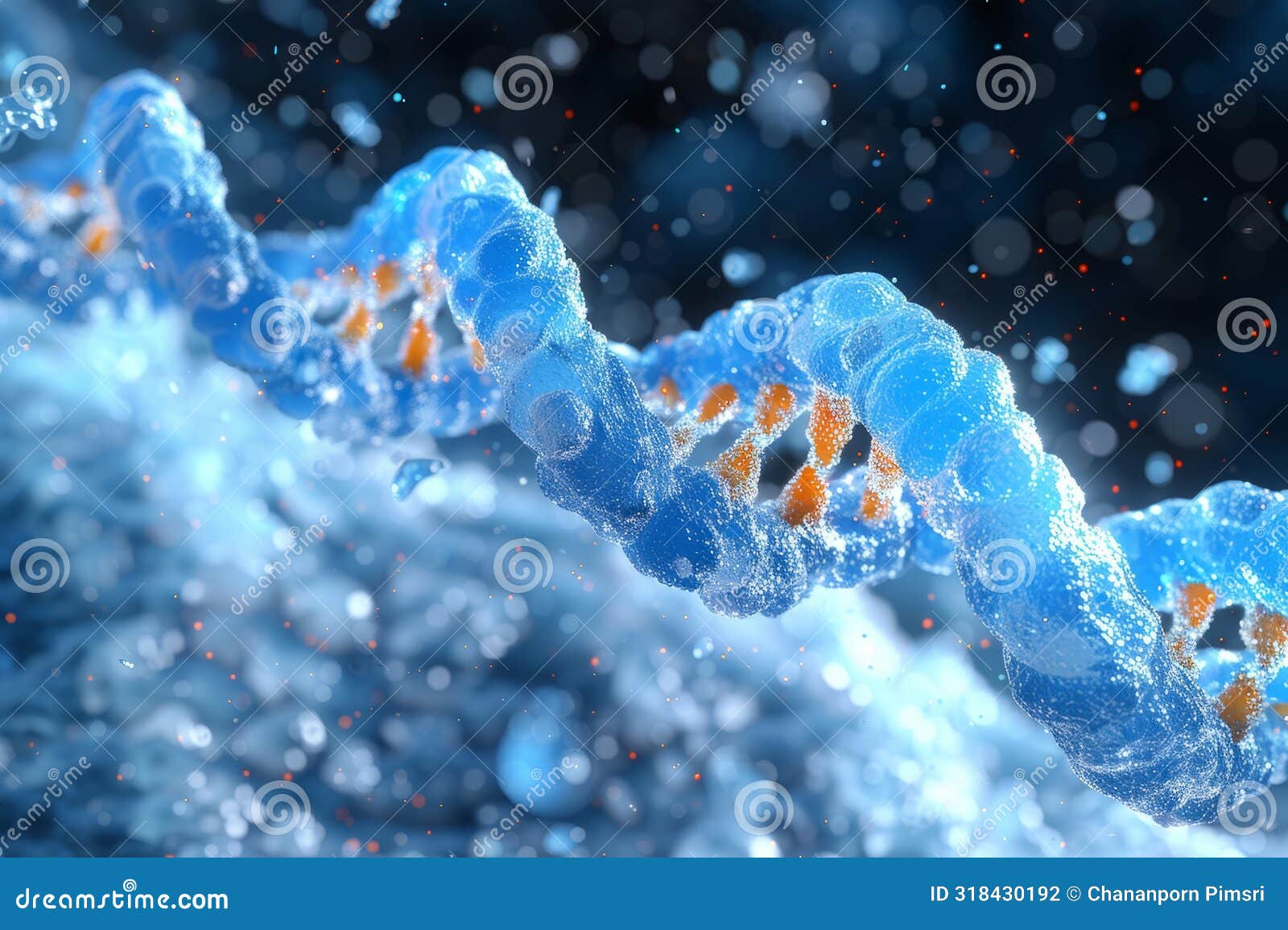 DNA Gene Helix Spiral Molecule Structure Royalty-Free Stock Image ...