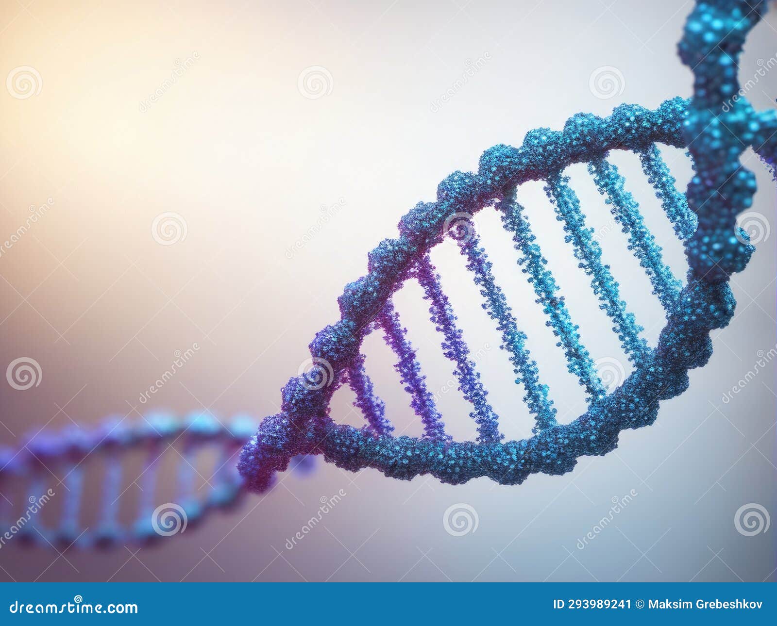 DNA Gene Helix Spiral Molecule Structure. Medicine Royalty-Free Stock ...