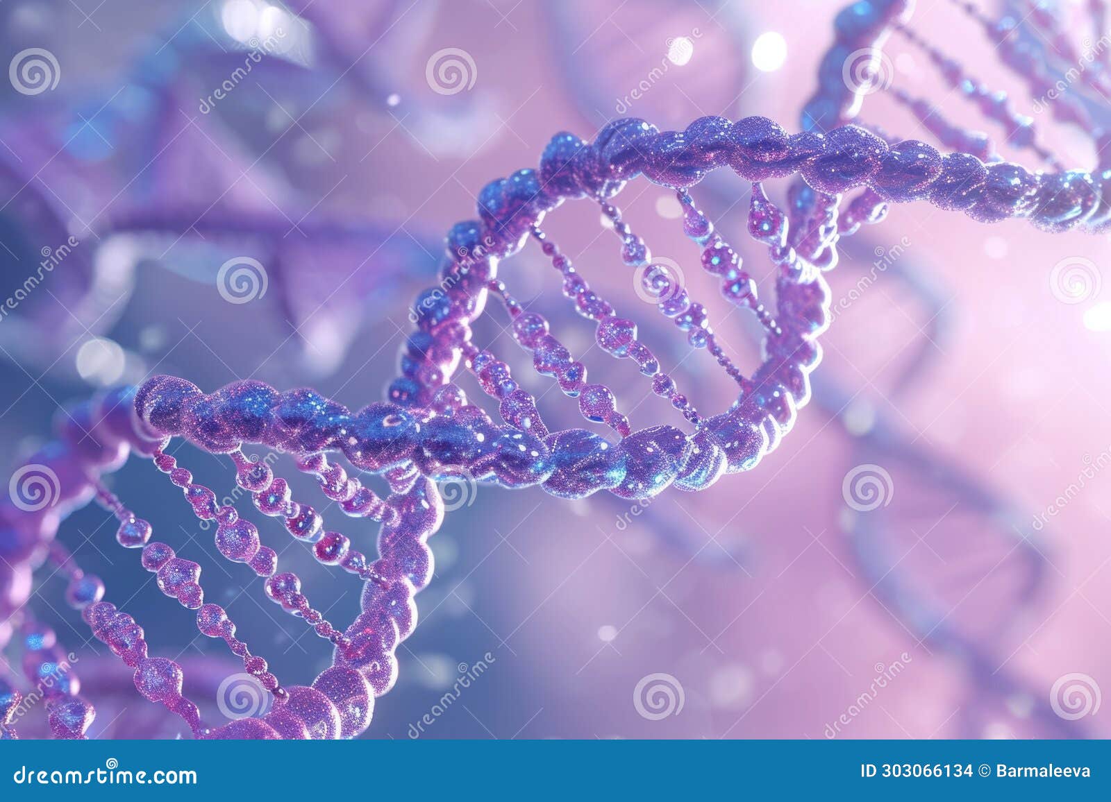 DNA Gene Helix Spiral Molecule Structure Stock Photo | CartoonDealer ...