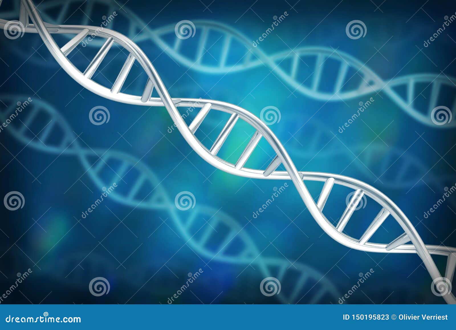 DNA Genetic Background Chrome Stock Photo | CartoonDealer.com #150622986