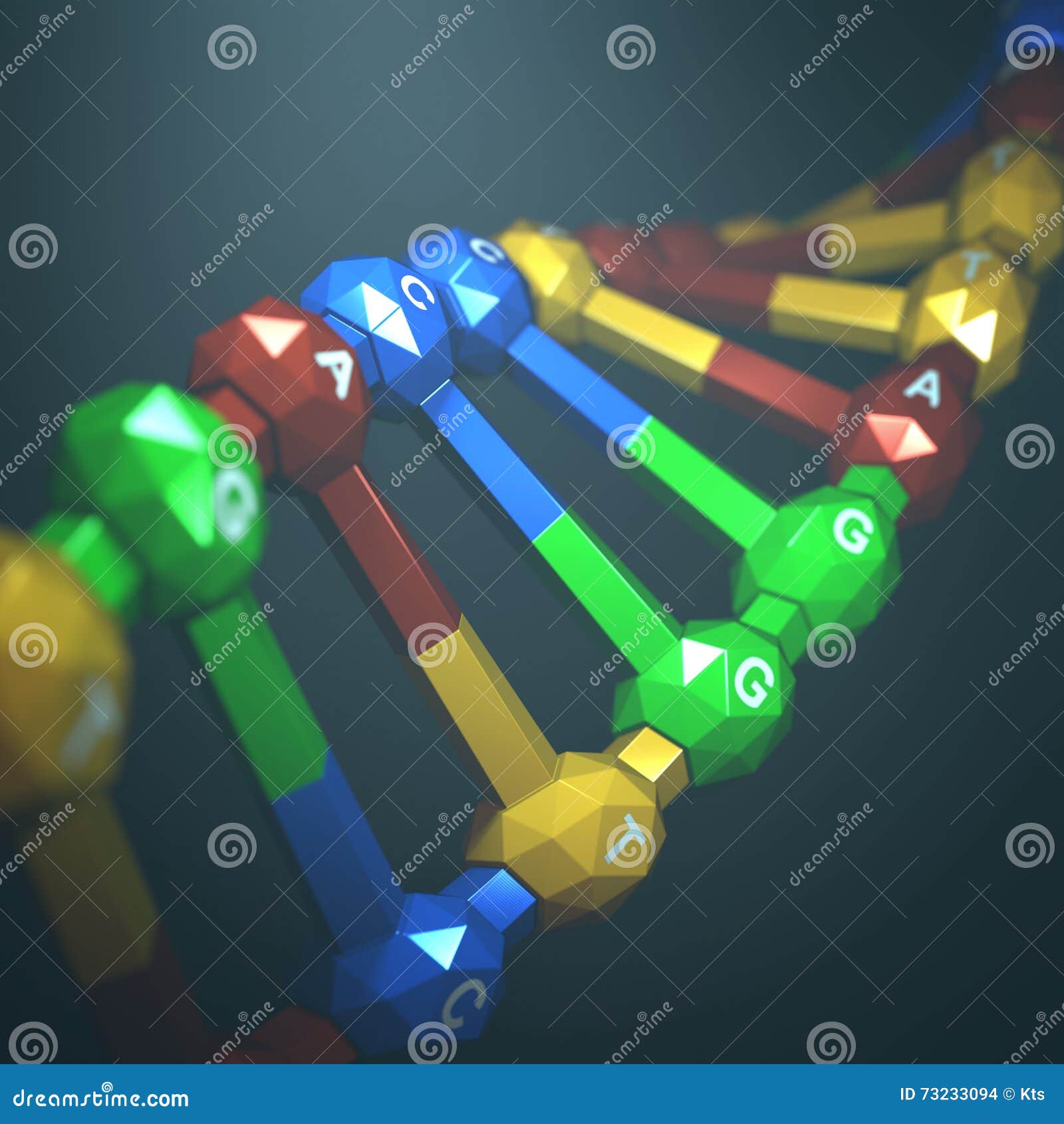 DNA Genetic Engineering stock illustration. Illustration of ...