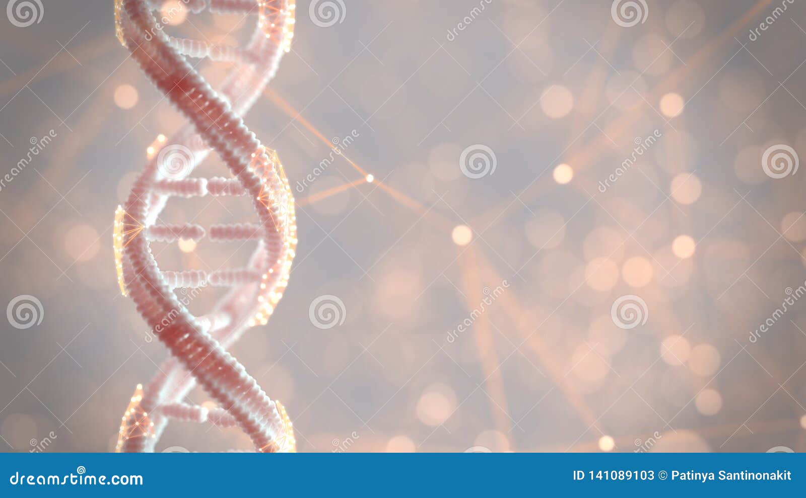 DNA Structure Genetic Material Macro Stock Illustration - Illustration ...