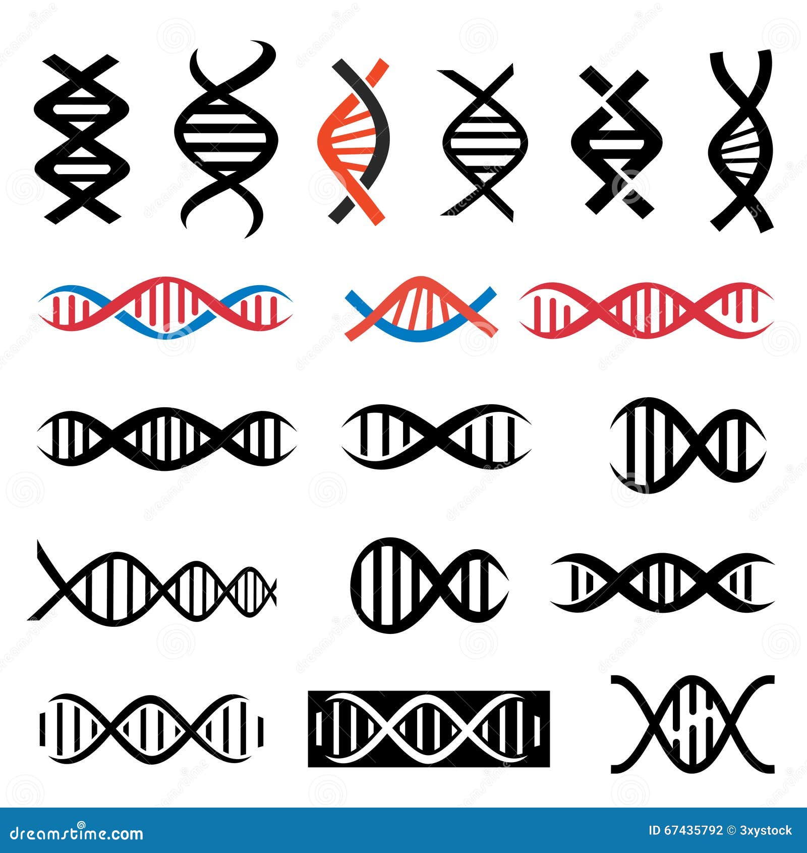 DNA 4 stock vector. Illustration of design, abstract - 67435792