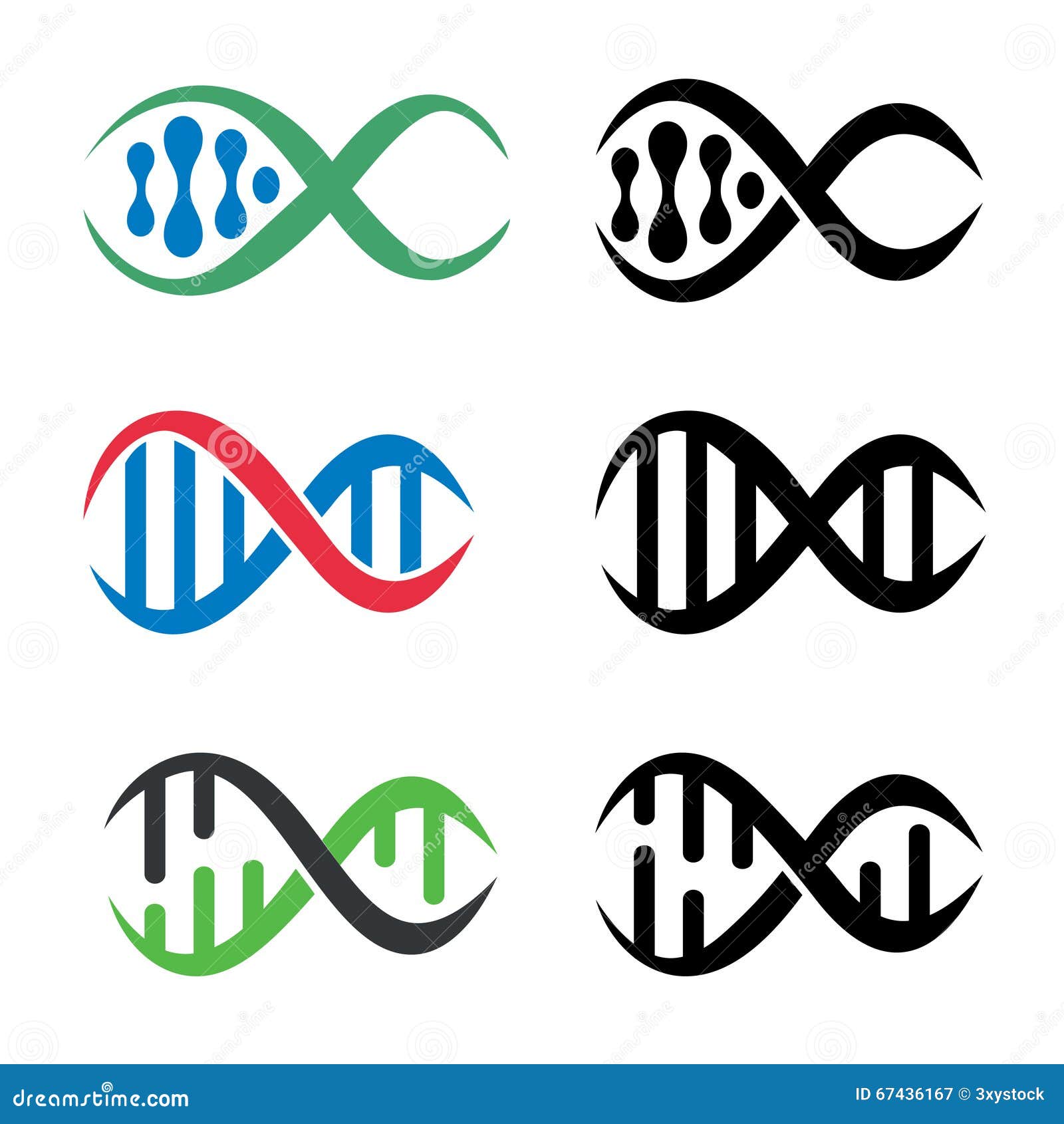 DNA 2 stock vector. Illustration of concept, cell, abstract - 67436167