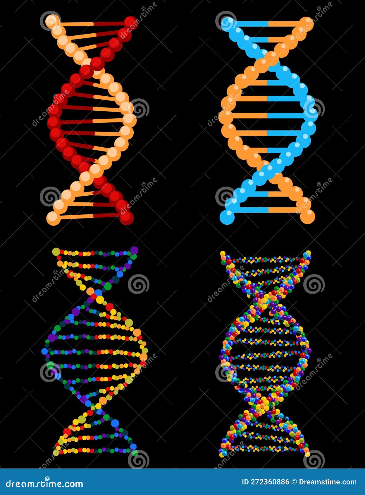 DNA, Genetic Sign, Elements And Icons Collection. Pictogram Of DNA Set ...