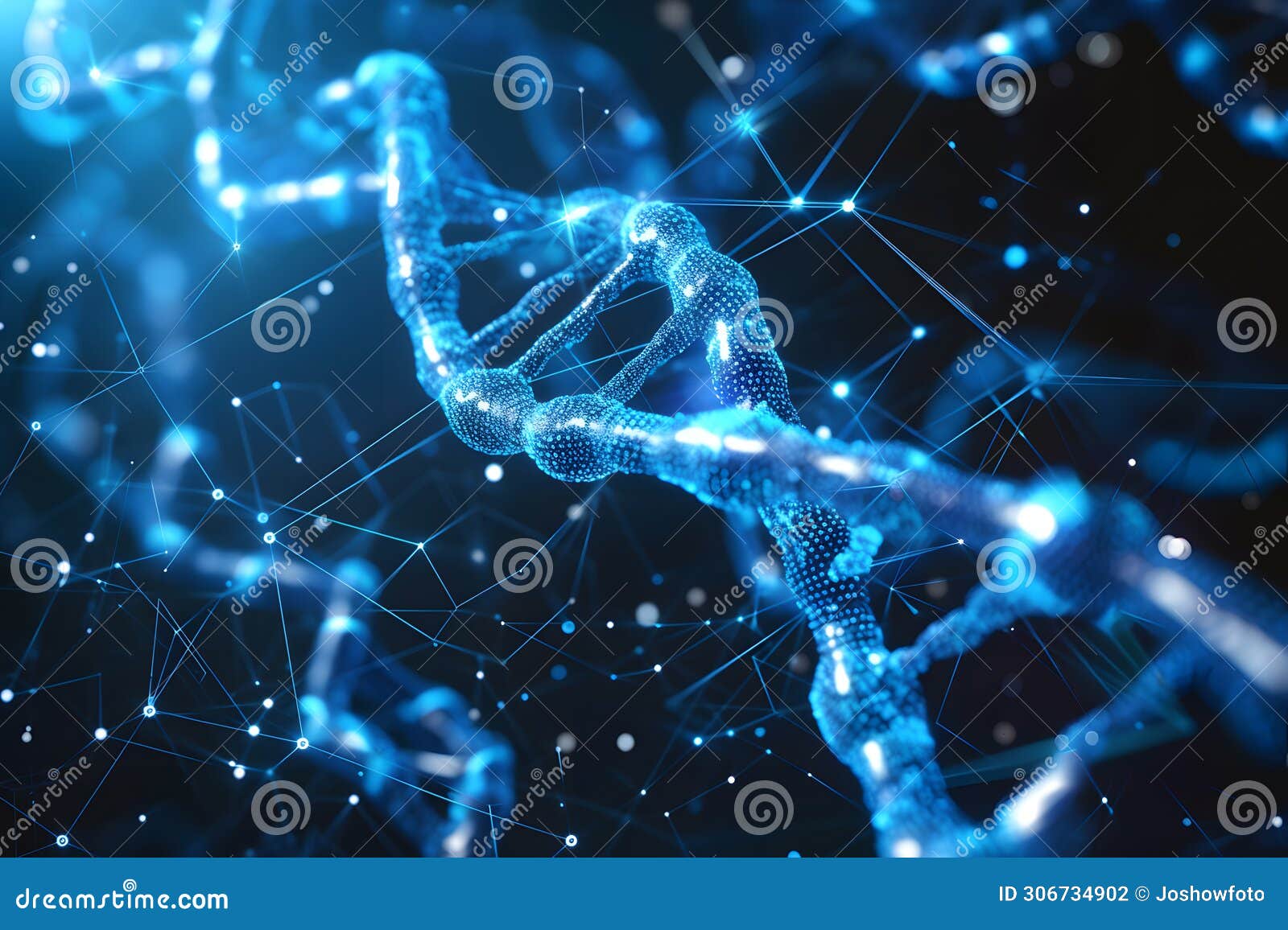 DNA Genome Shape Background Generative AI Stock Illustration ...