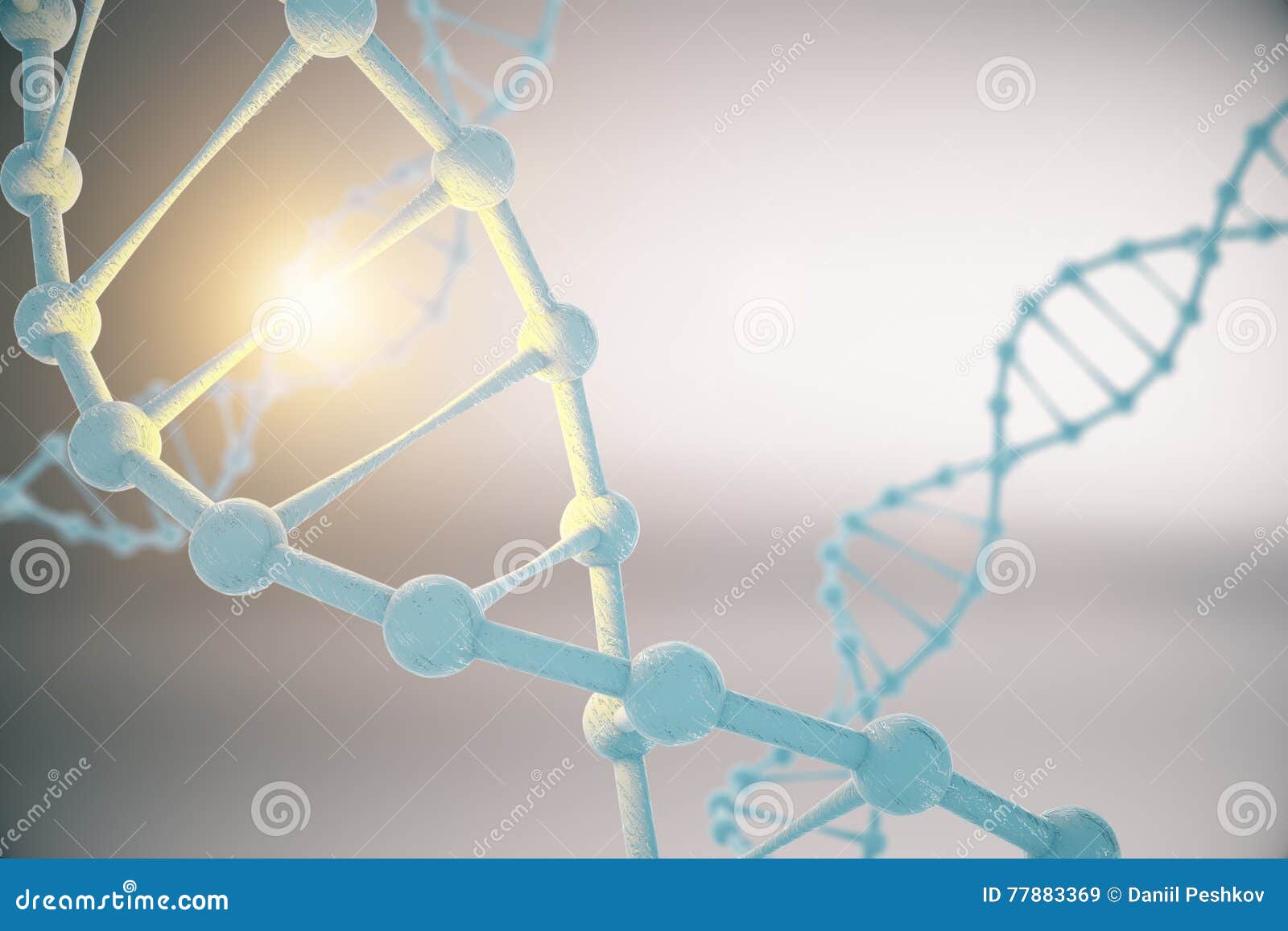 DNA on grey background stock illustration. Illustration of genetic ...