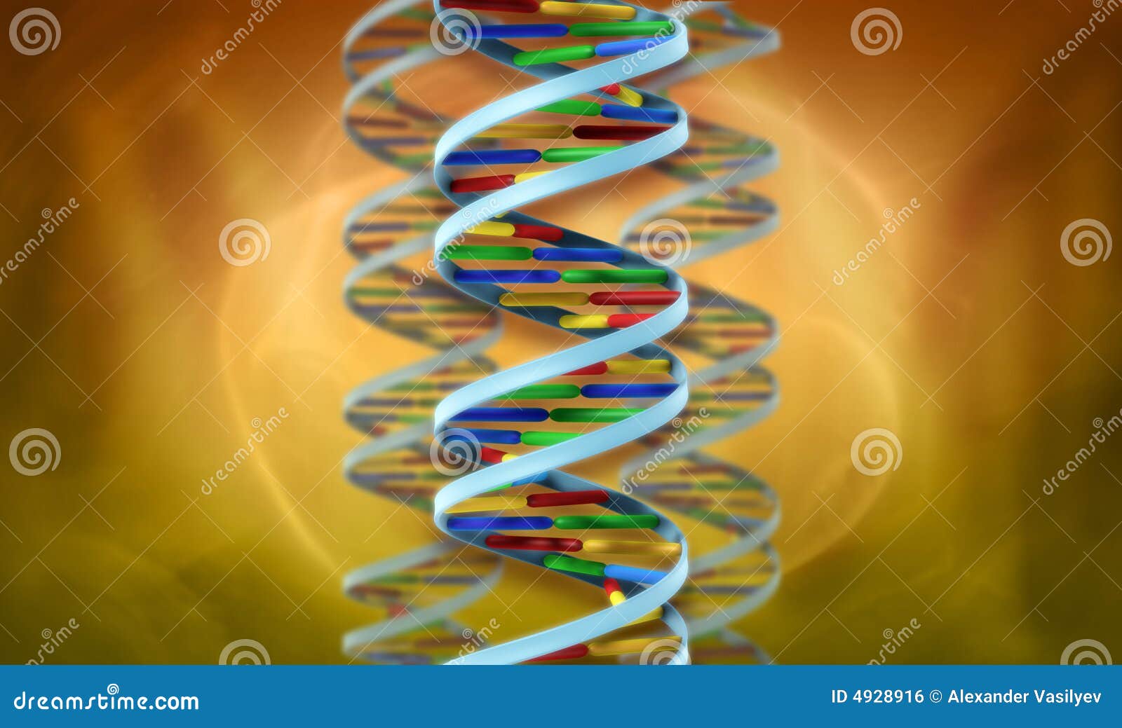 DNA helix abstract stock illustration. Illustration of magnification ...