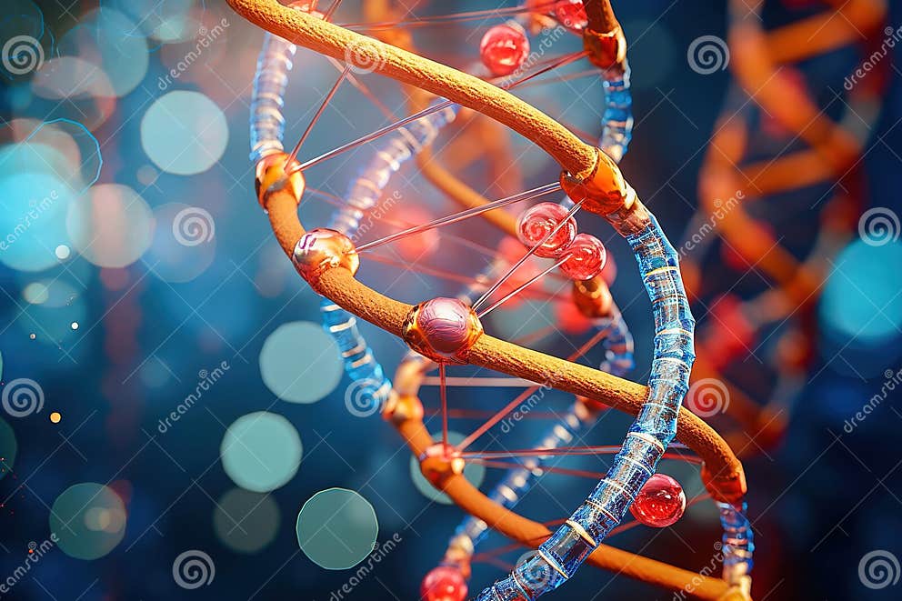 DNA Helix, Biotechnology and Molecular Engineering, Scientific Medicine ...