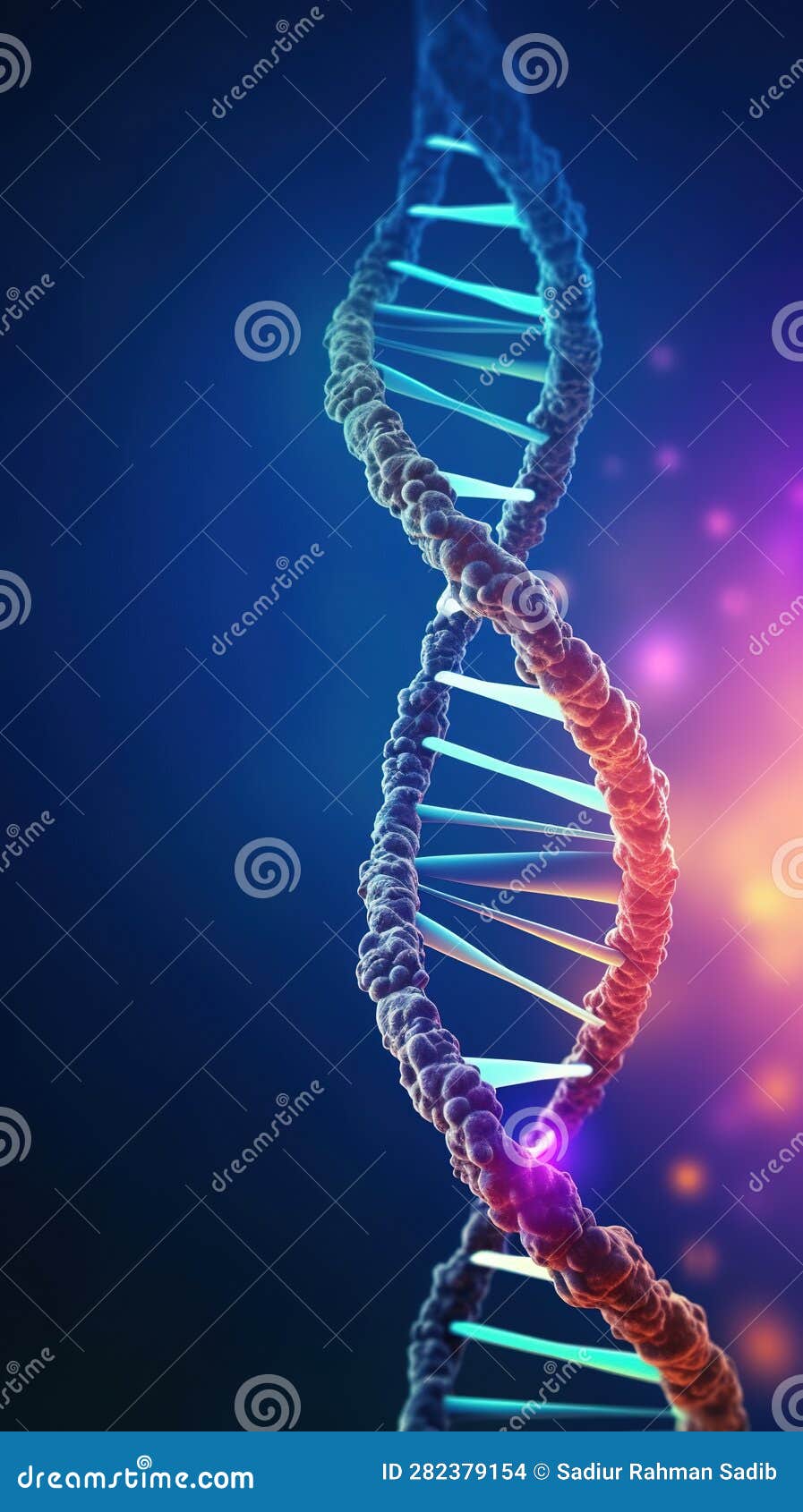 Dna Helix. Creative Background Dna Structure. Dna Molecule Stock ...