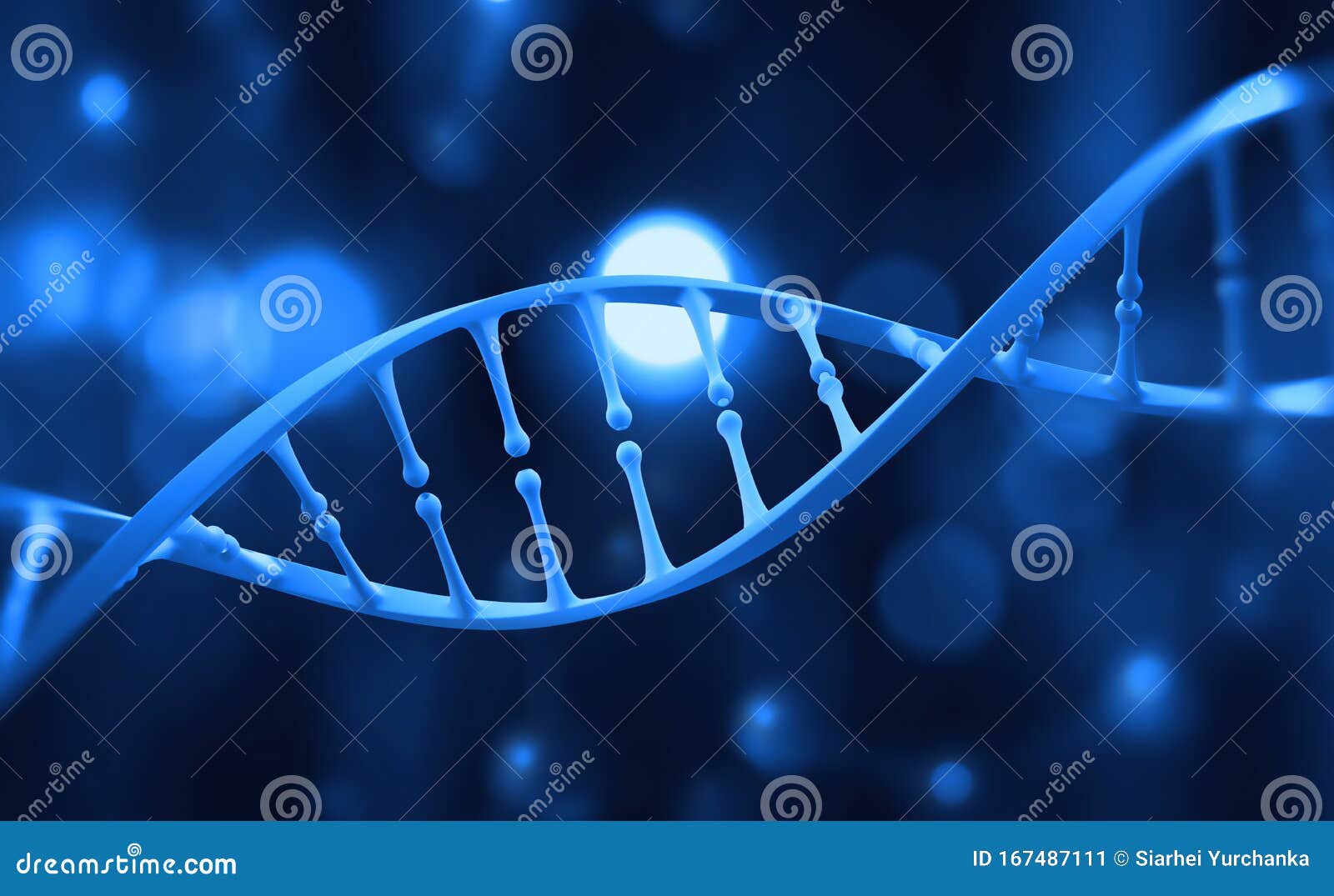 DNA Helix. Hi Tech Technology in the Field of Genetic Engineering Stock ...