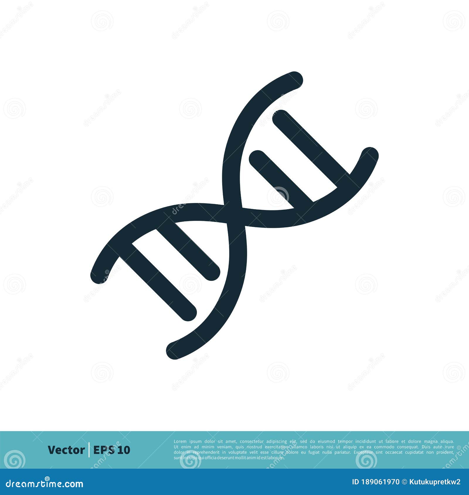 DNA Helix Icon Vector Logo Template Illustration Design. Vector EPS 10 ...